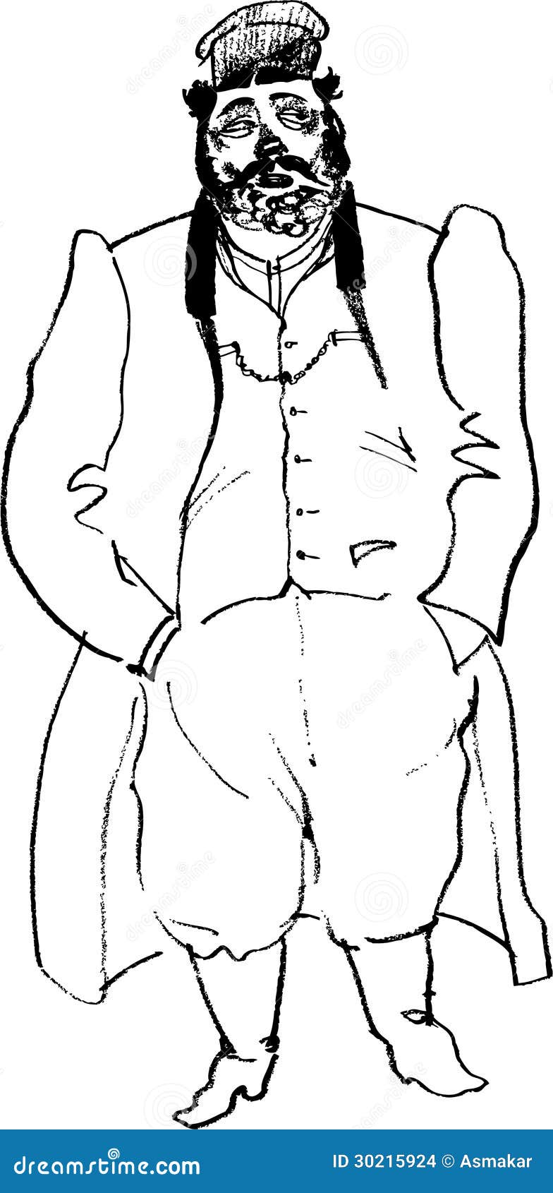 Ancient merchant stock vector. Illustration of merchant - 30215924