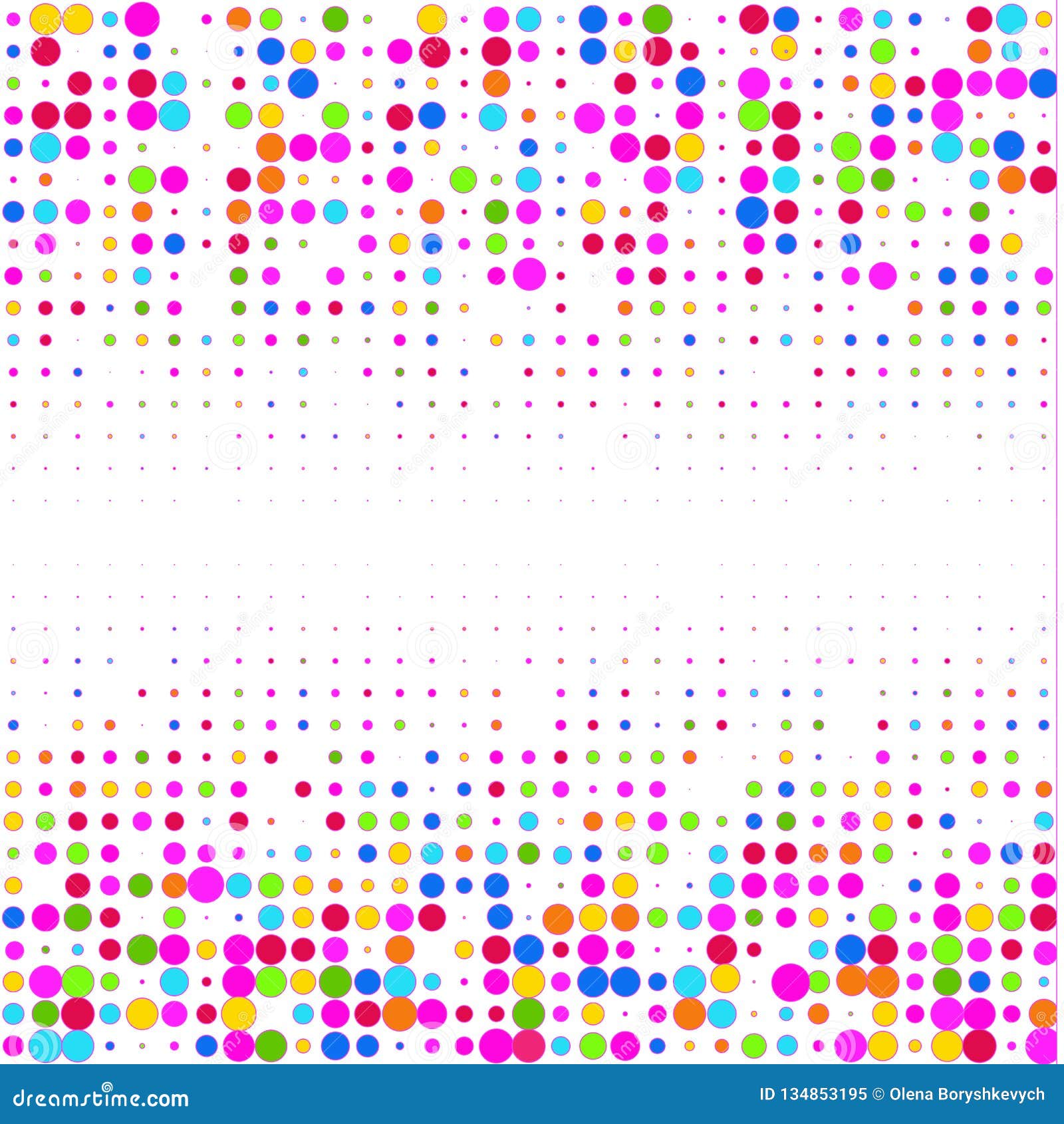 Vector Image of Multicolored Dots of Different Sizes Have Different ...