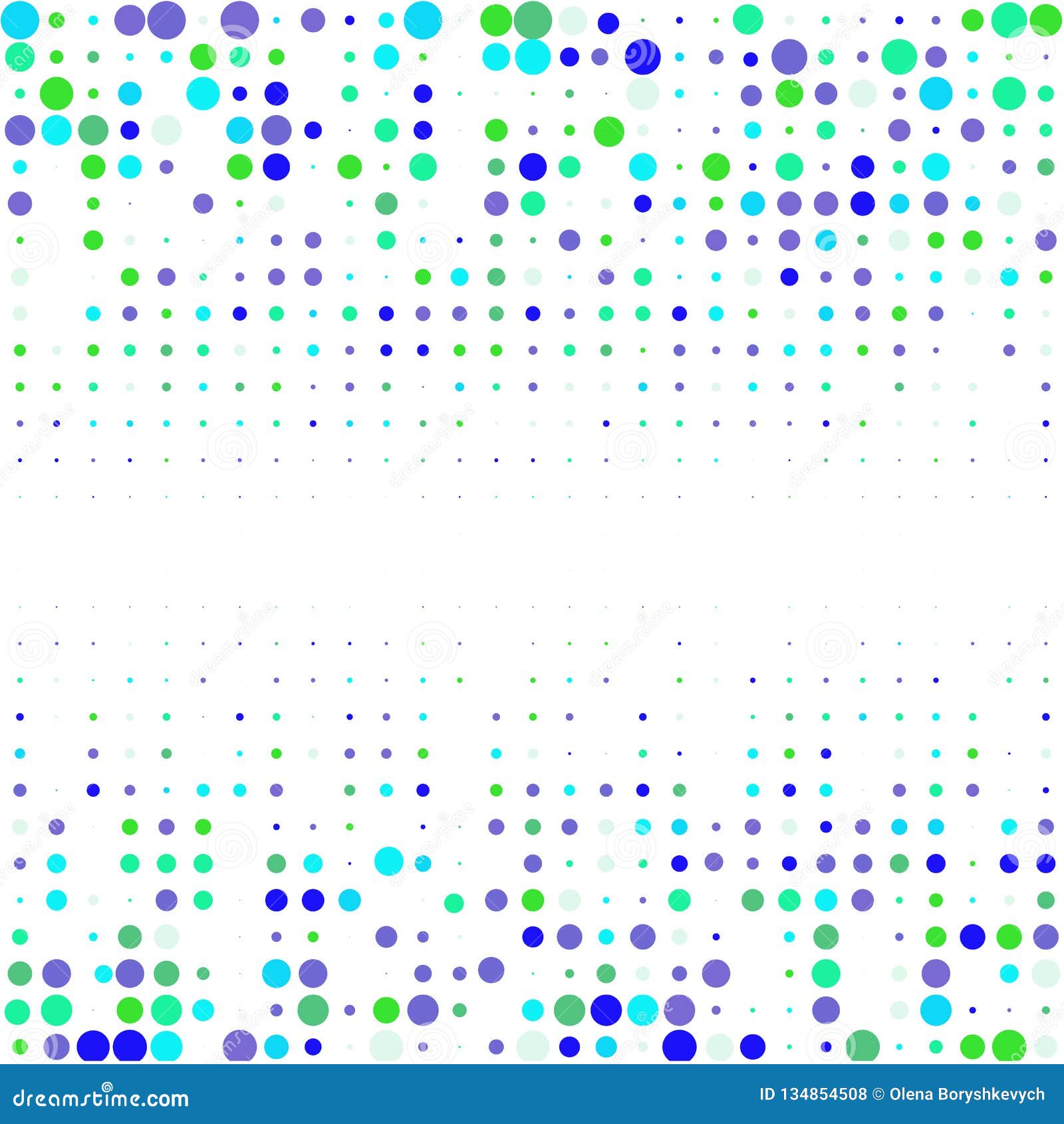 Vector Image of Multicolored Dots of Different Sizes Have Different ...