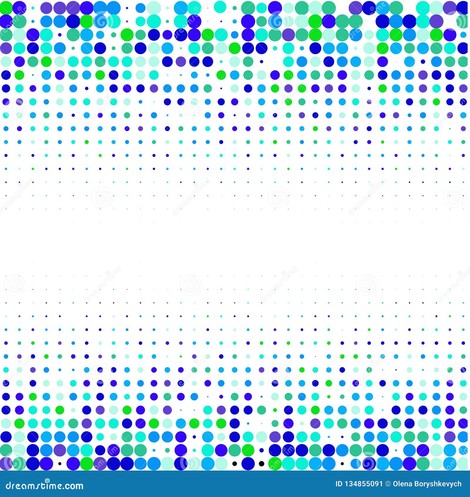 Vector Image of Multicolored Dots of Different Sizes Have Different ...