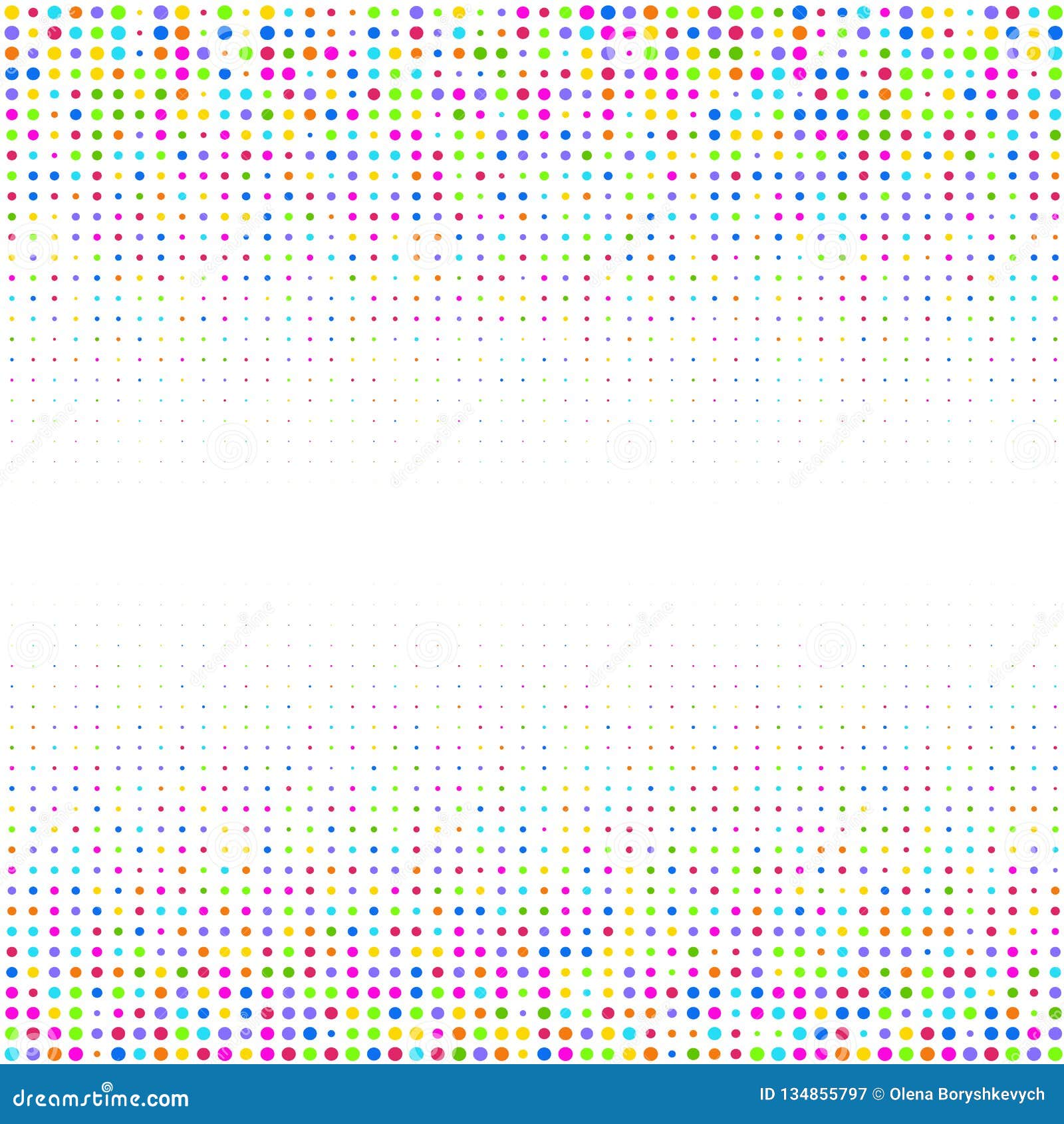 Vector Image of Multicolored Dots of Different Sizes Have Different ...