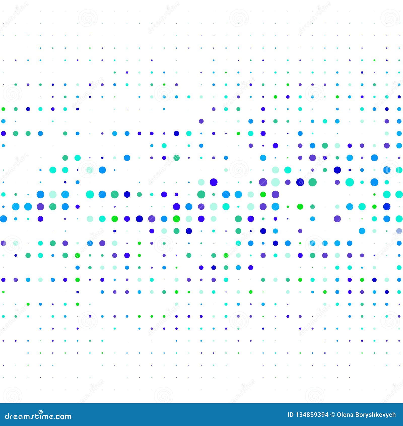 Vector Image of Multicolored Dots of Different Sizes Have Different ...