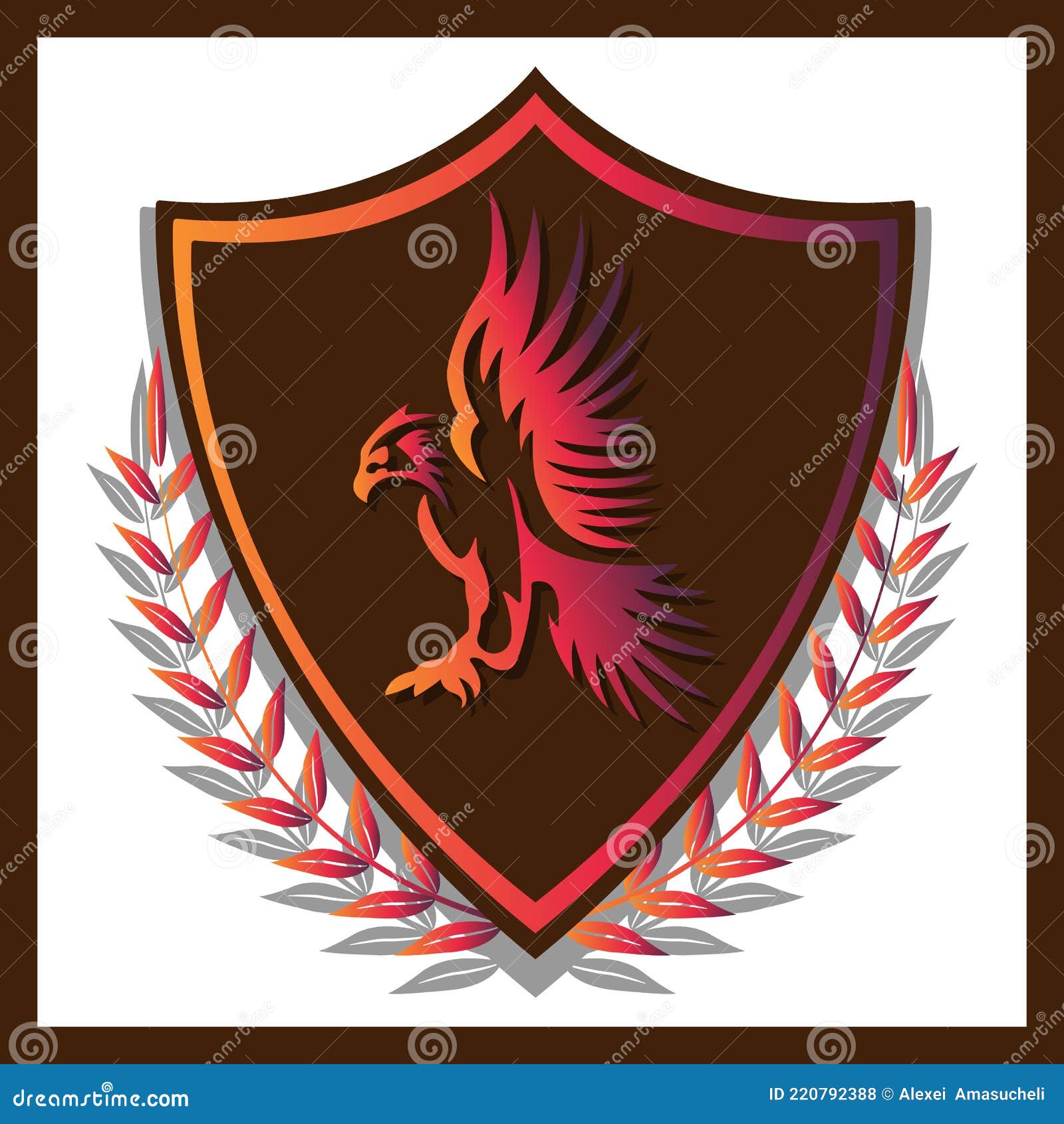 Purple Phoenix Logo On A Purple Background With Bright Lights In The ...