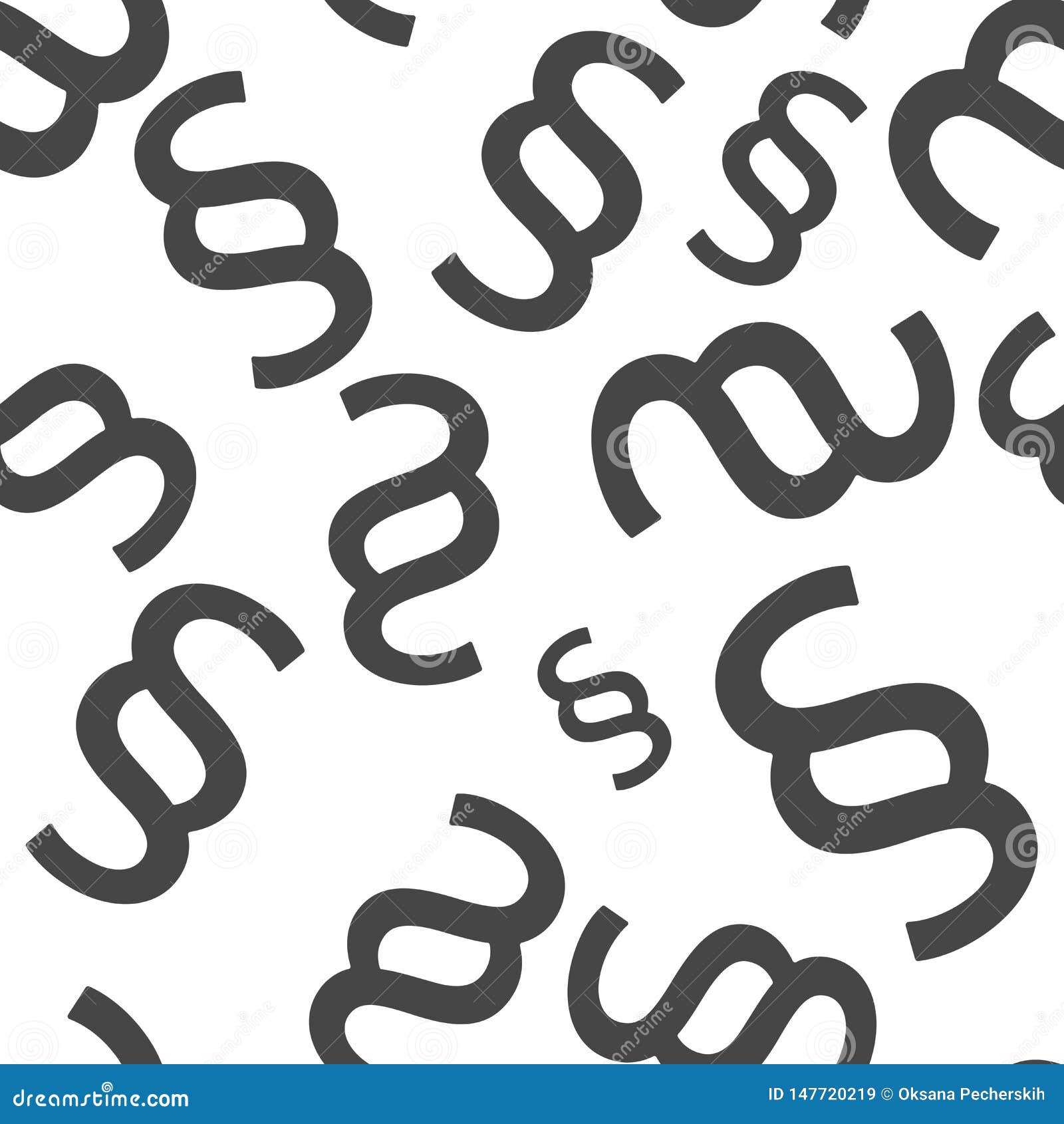 Vector Image of a Paragraph. Vector Illustration Paragraph Seamless ...