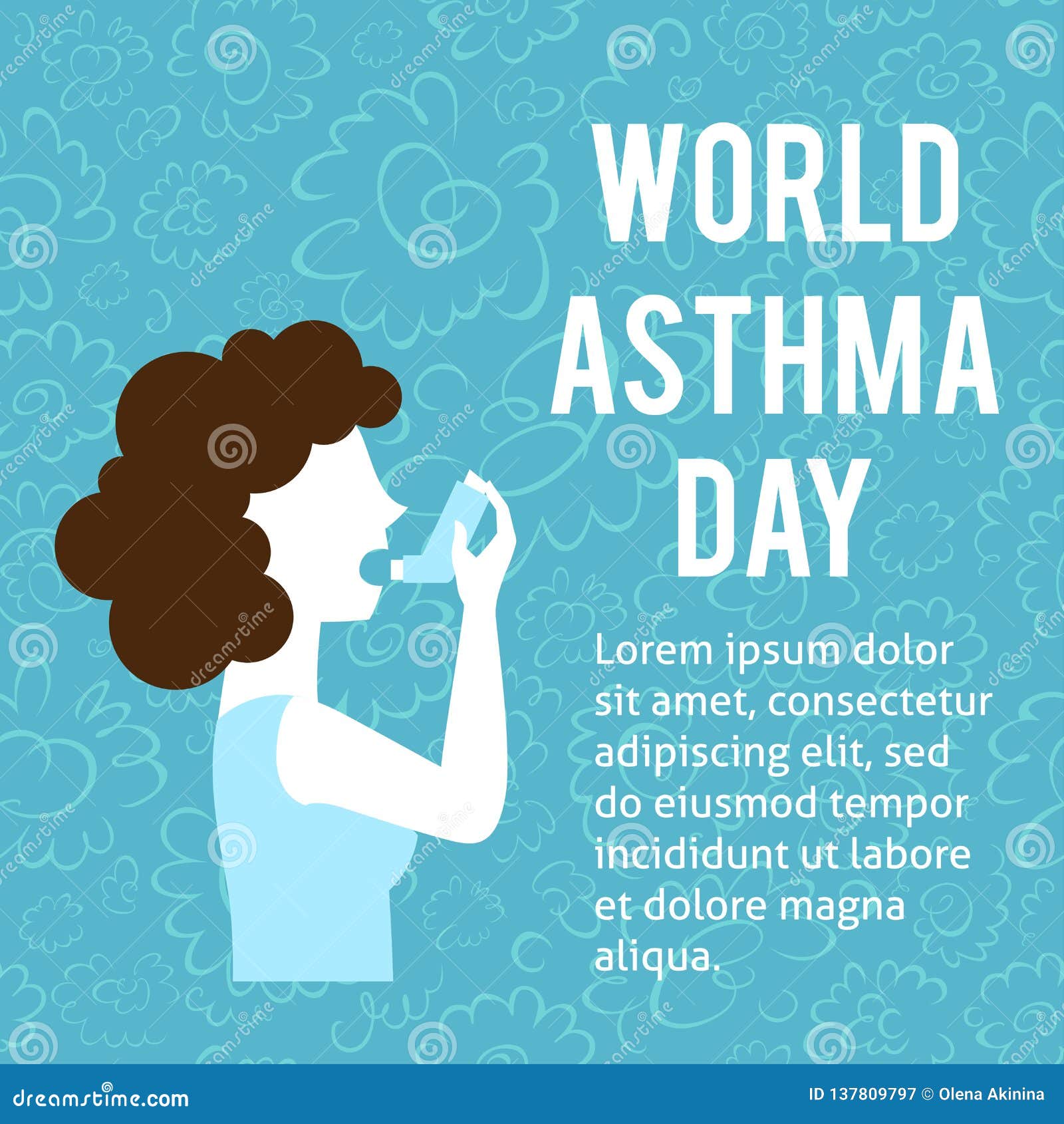 Vector Inhaler Icon For Medical Poster, Inhaler Advertisement, Asthma ...