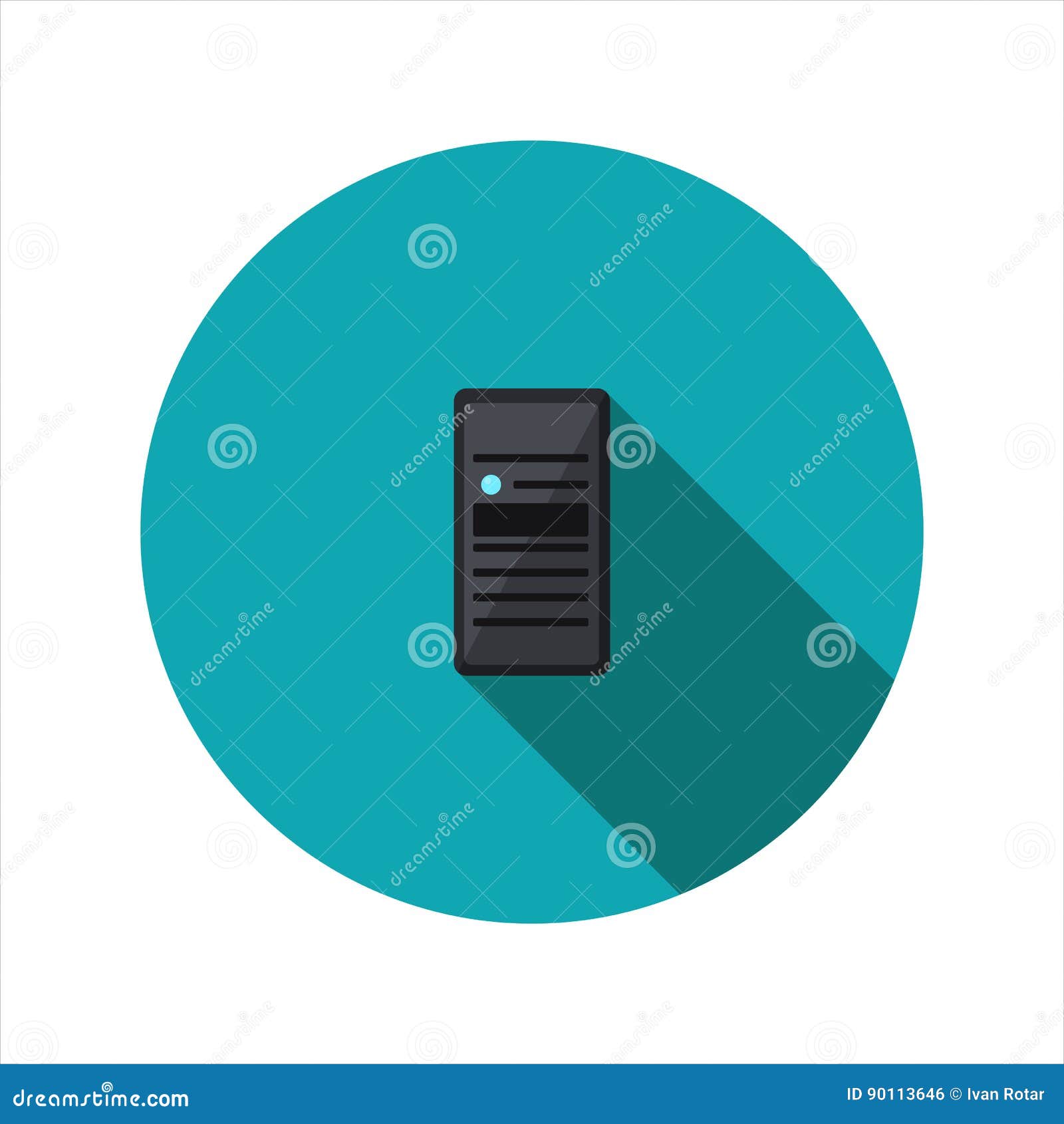 Vector Image of Proximity Card Reader Stock Vector - Illustration of ...