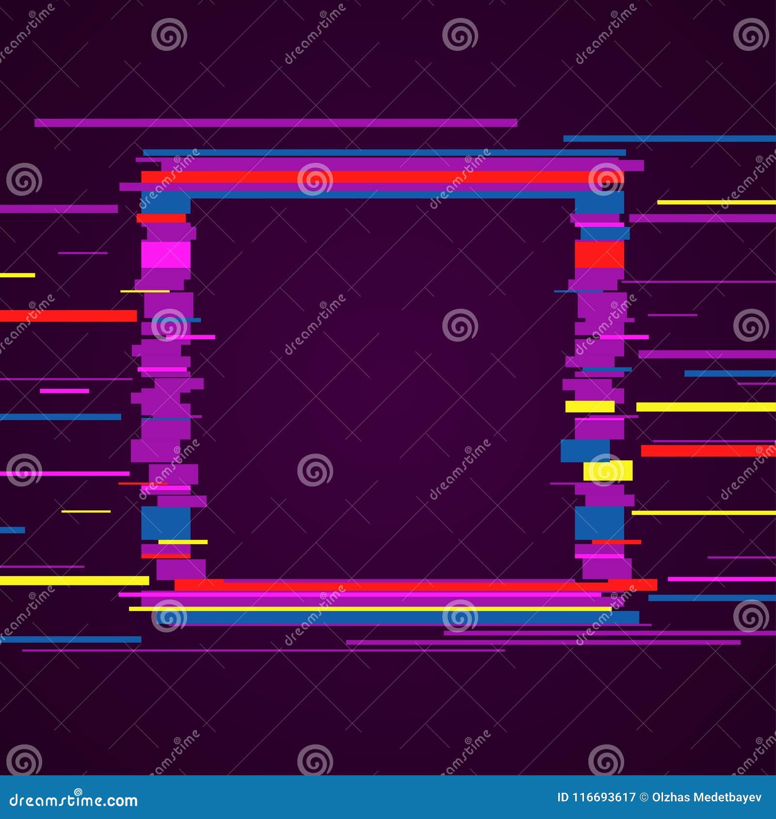 Image with glitch effect. stock illustration. Illustration of glitch ...