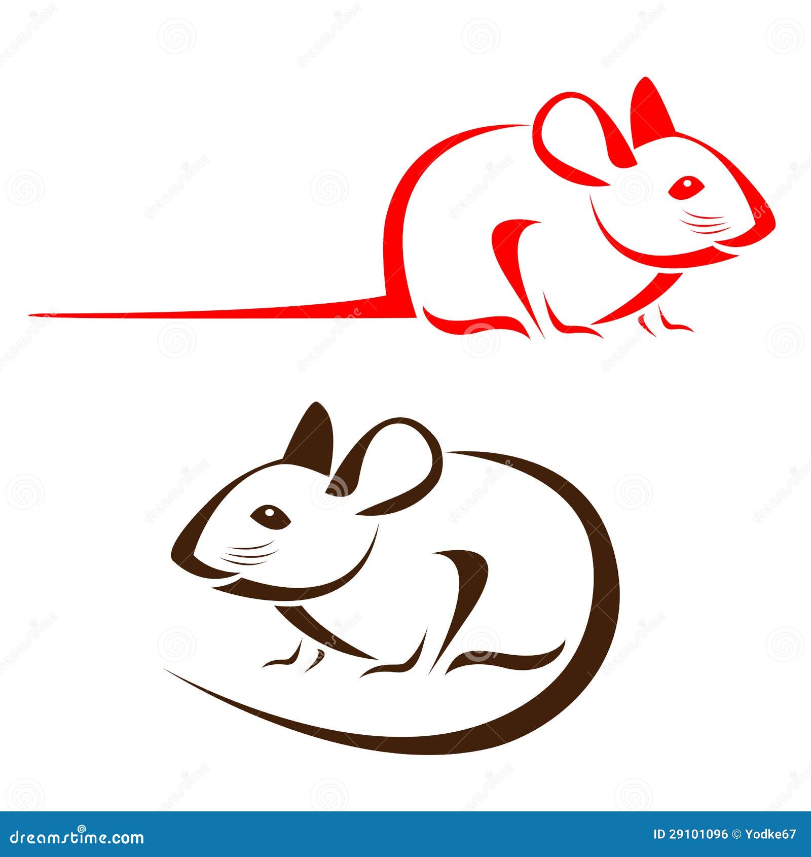 Vector image of an rat stock vector. Illustration of single - 29101096