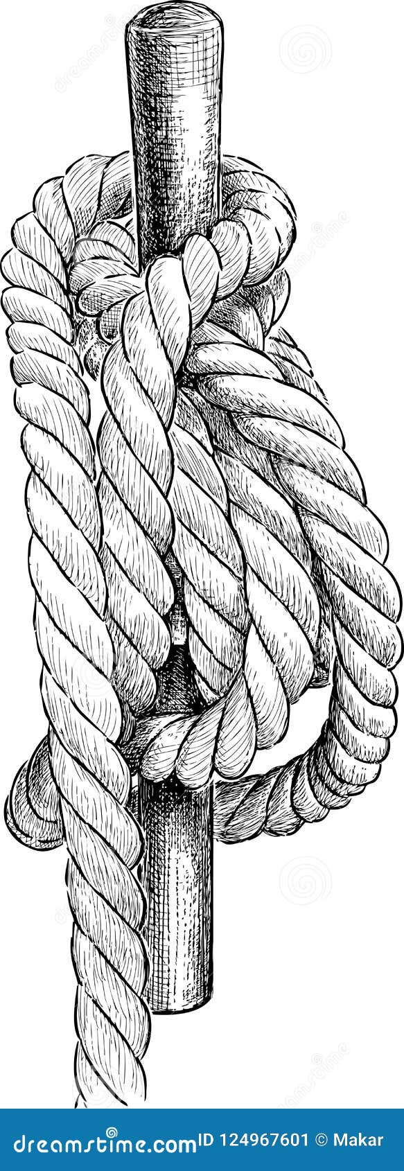Rope Rigging Vector Illustration | CartoonDealer.com #51435640
