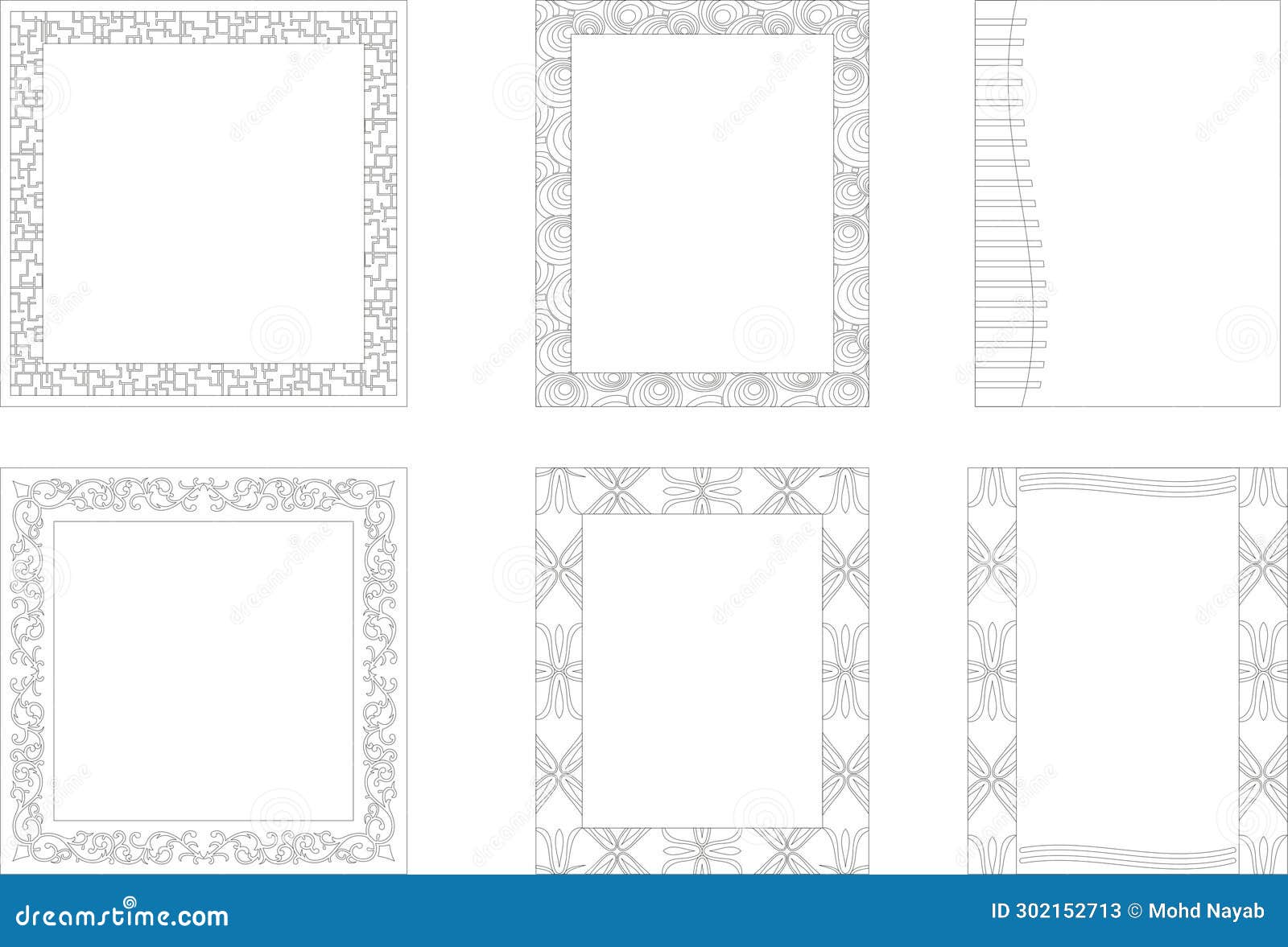 Vector Image.sandblast.abstraction Border Design Pattern Stock Vector ...