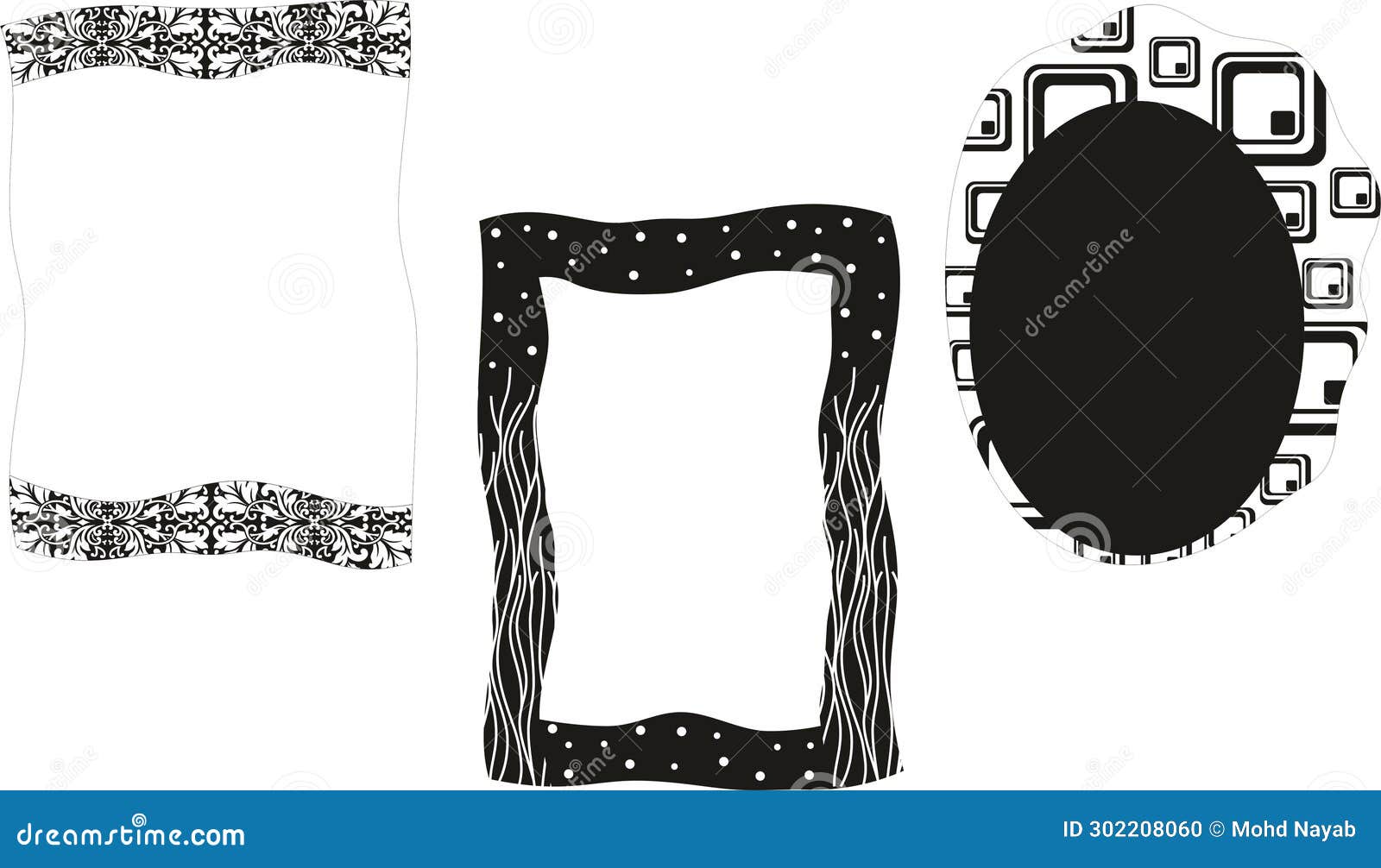 Vector Image.sandblast.abstraction Border Design Pattern Stock Vector ...