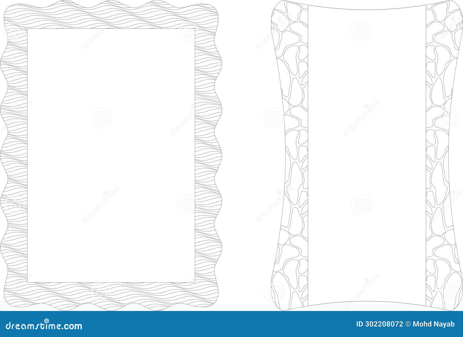 Vector Image.sandblast.abstraction Border Design Pattern Stock Vector ...