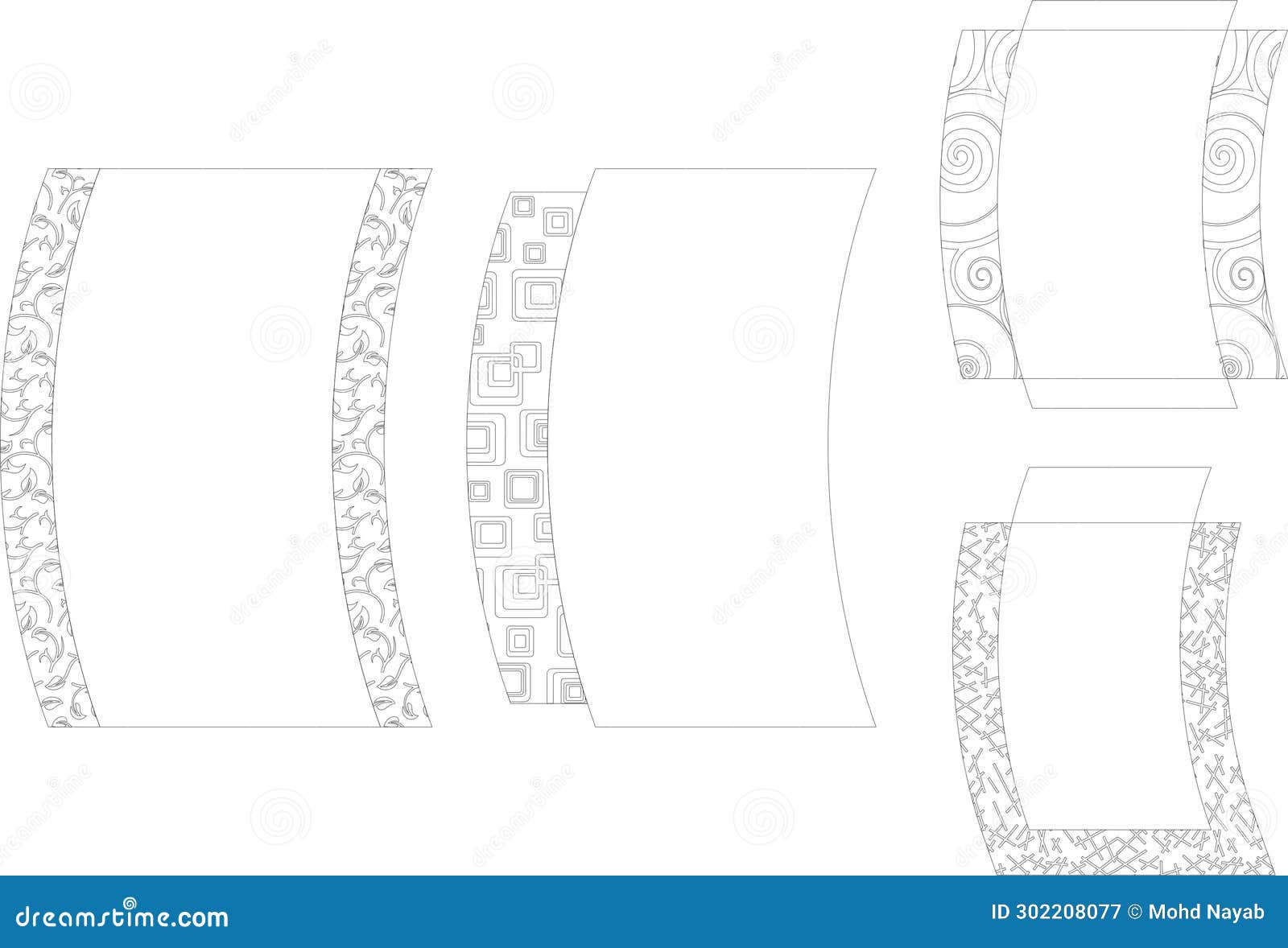 Vector Image.sandblast.abstraction Border Design Pattern Stock Vector ...