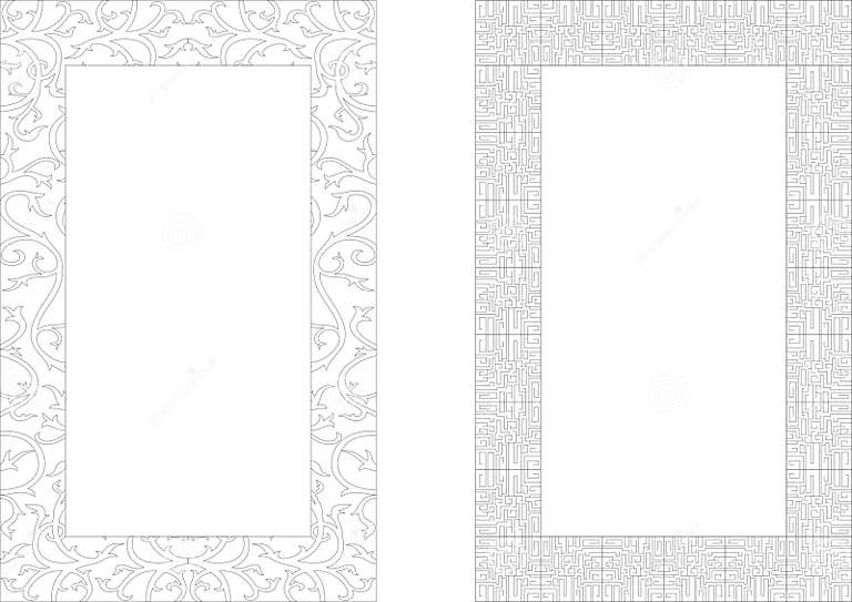Vector Image.sandblast.abstraction Border Design Pattern Stock Vector ...
