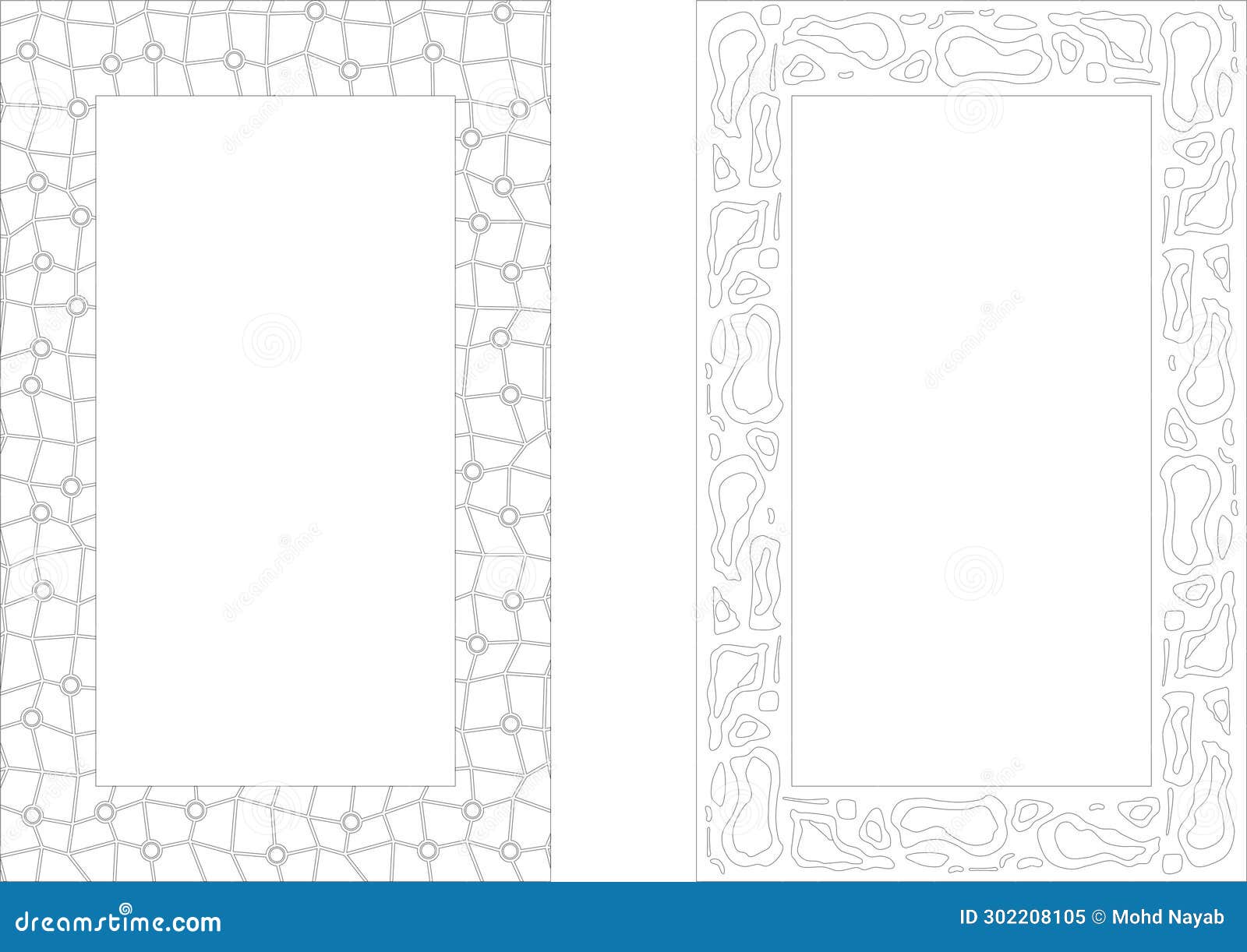 Vector Image.sandblast.abstraction Border Design Pattern Stock Vector ...
