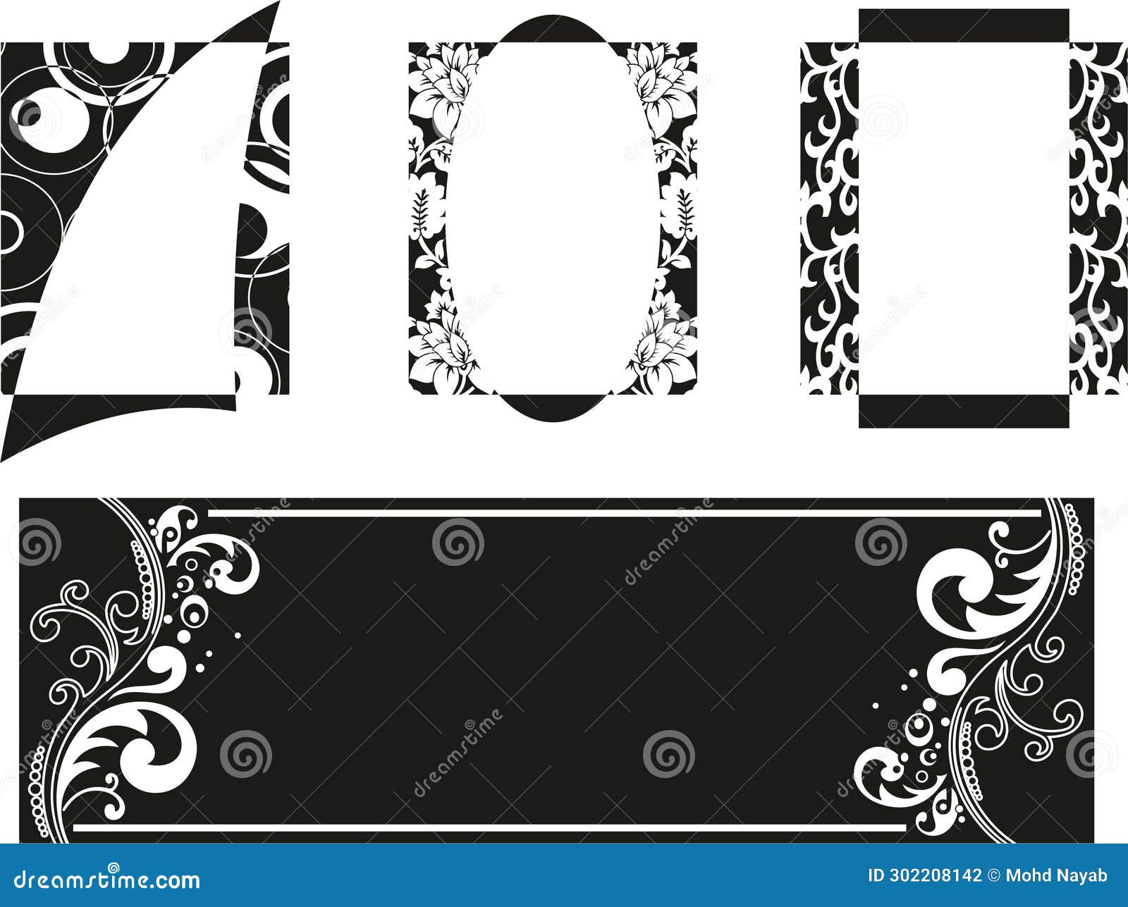 Vector Image.sandblast.abstraction Border Design Pattern Stock Vector ...