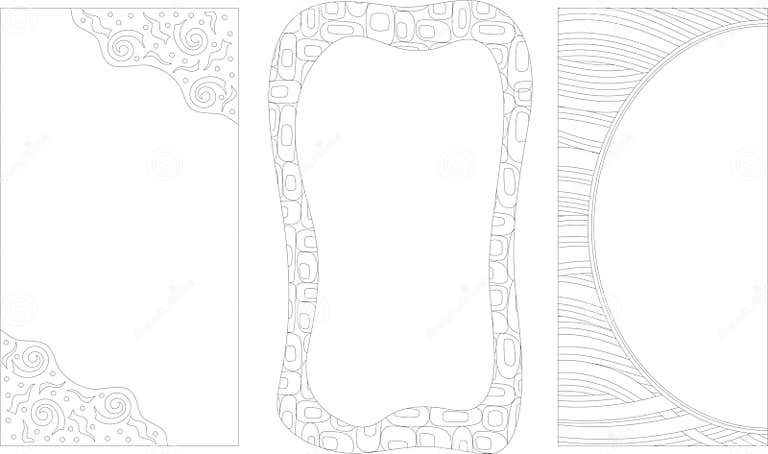 Vector Image.sandblast.abstraction Border Design Pattern Stock Vector ...