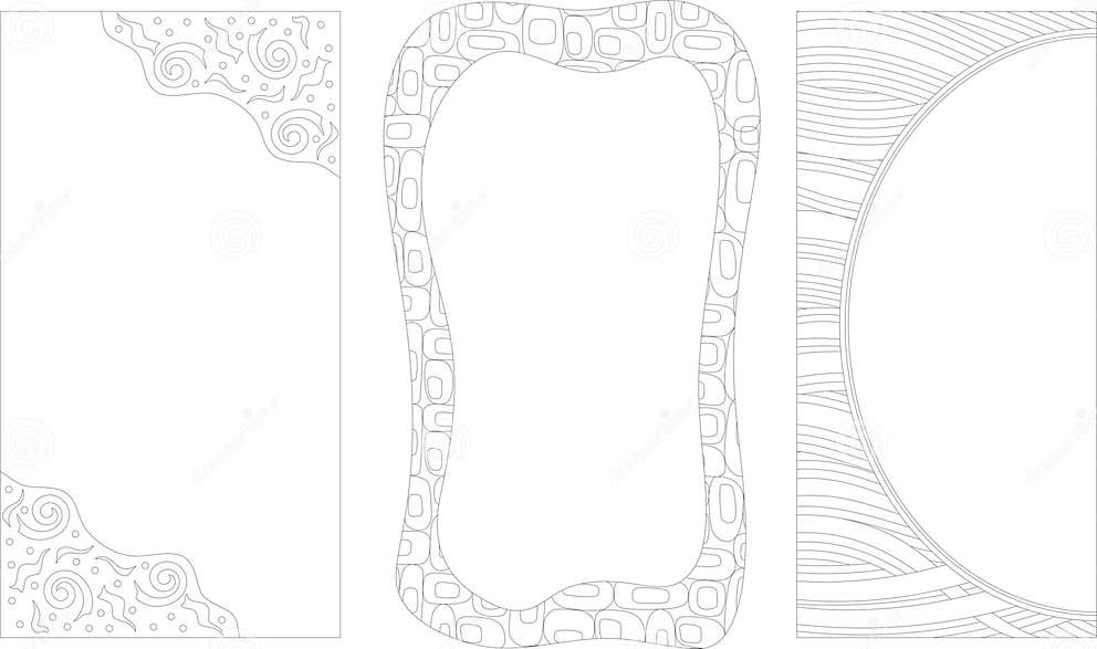 Vector Image.sandblast.abstraction Border Design Pattern Stock Vector ...