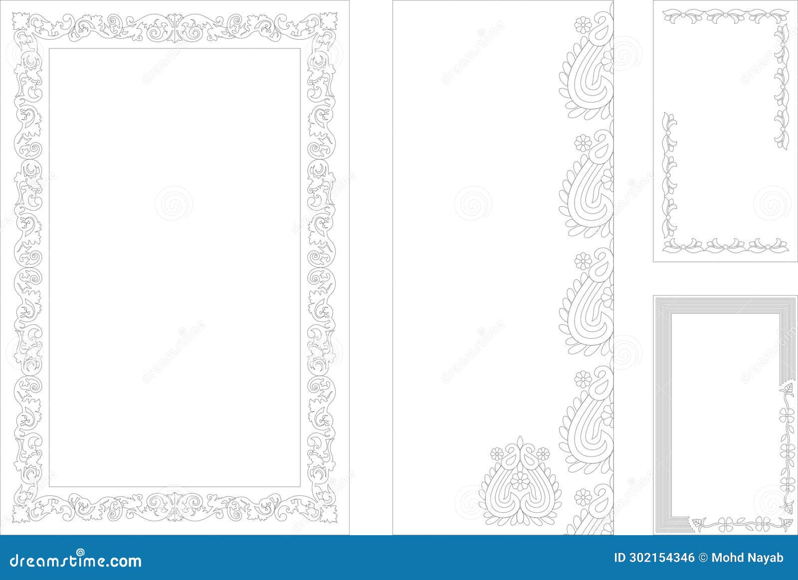 Vector Image.sandblast.abstraction Border Design Stock Vector ...
