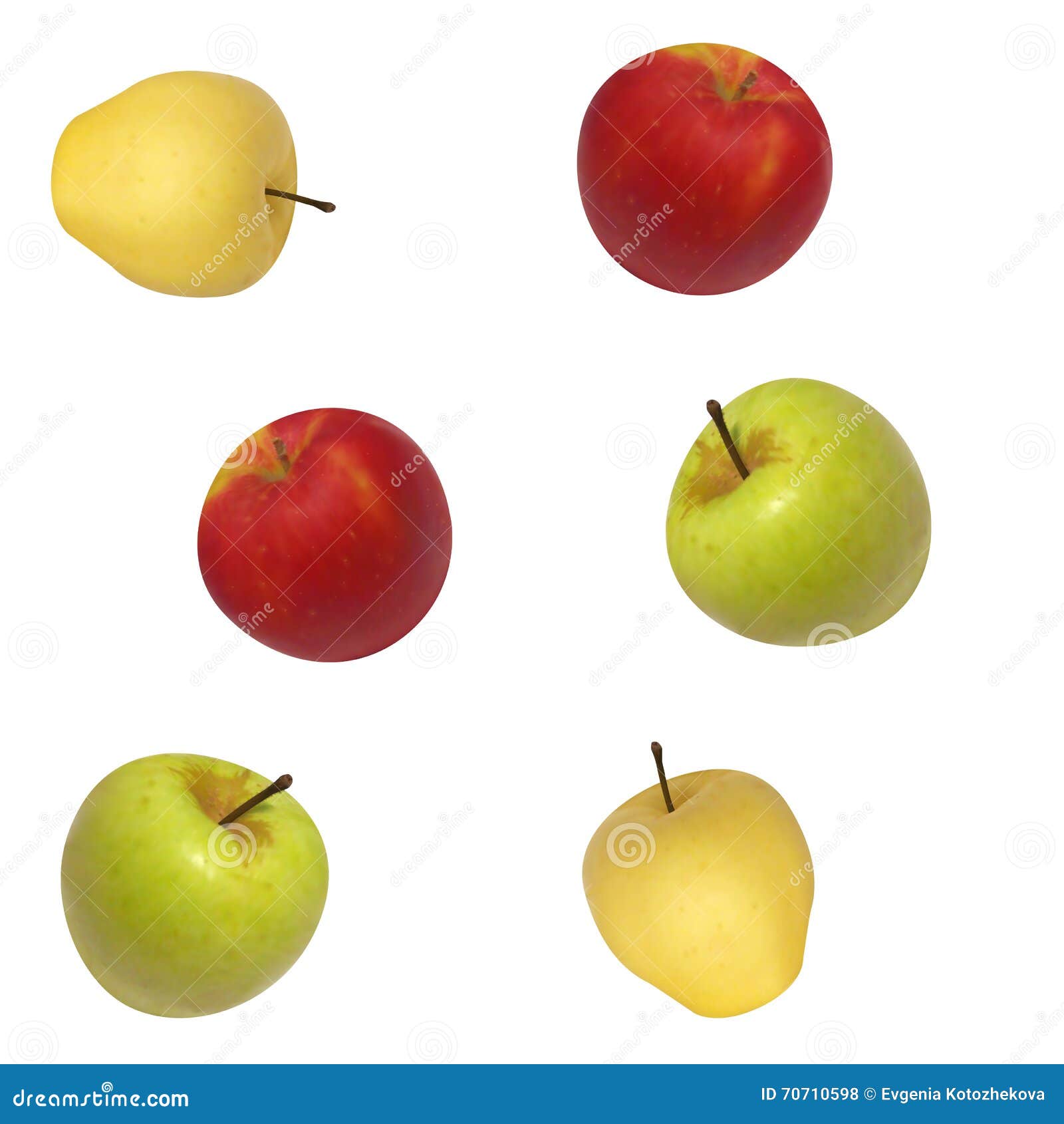Vector Image Seamless Background of Apples Stock Illustration ...
