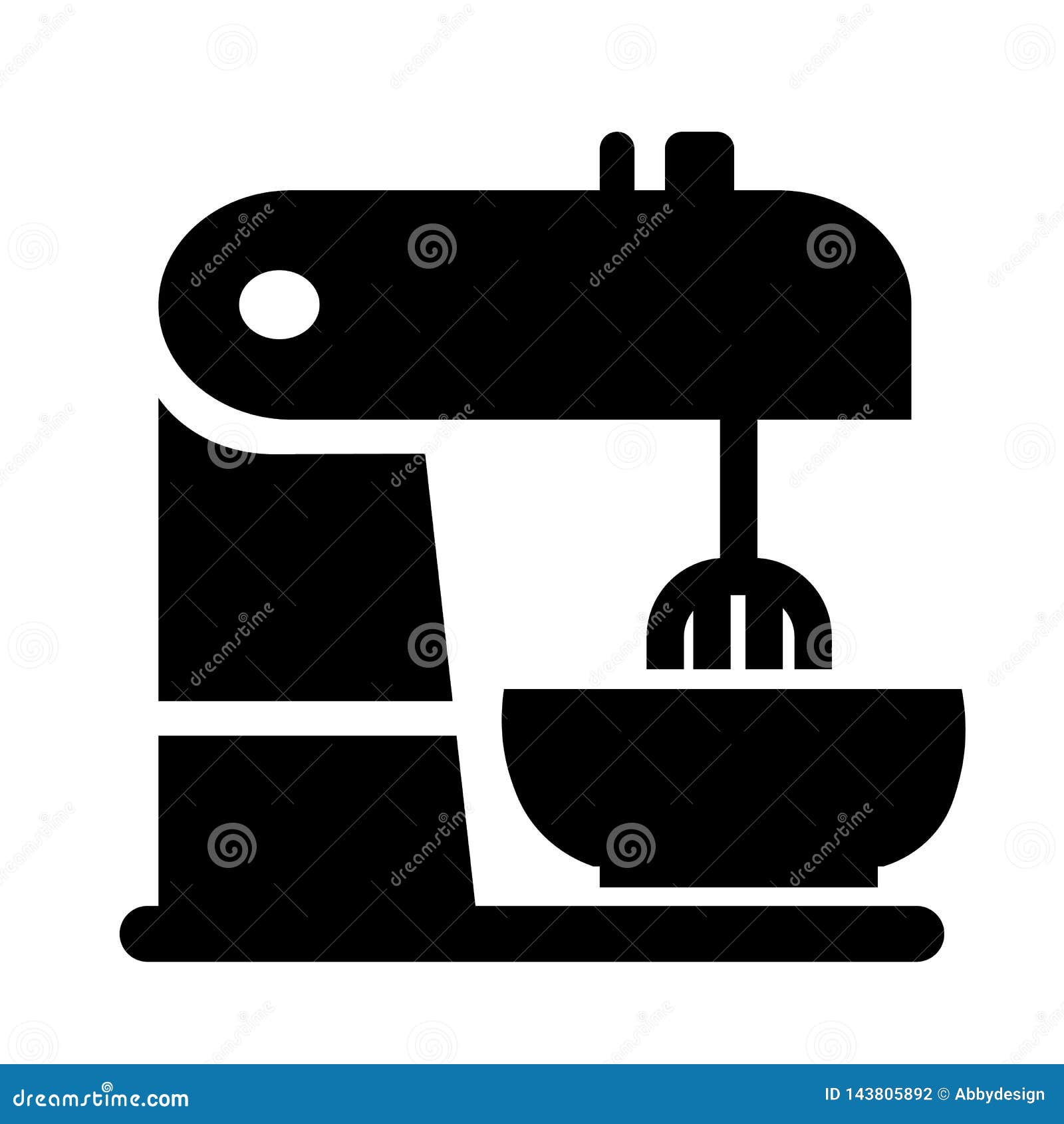 Mixer Icon Vector stock vector. Illustration of icon - 143805892