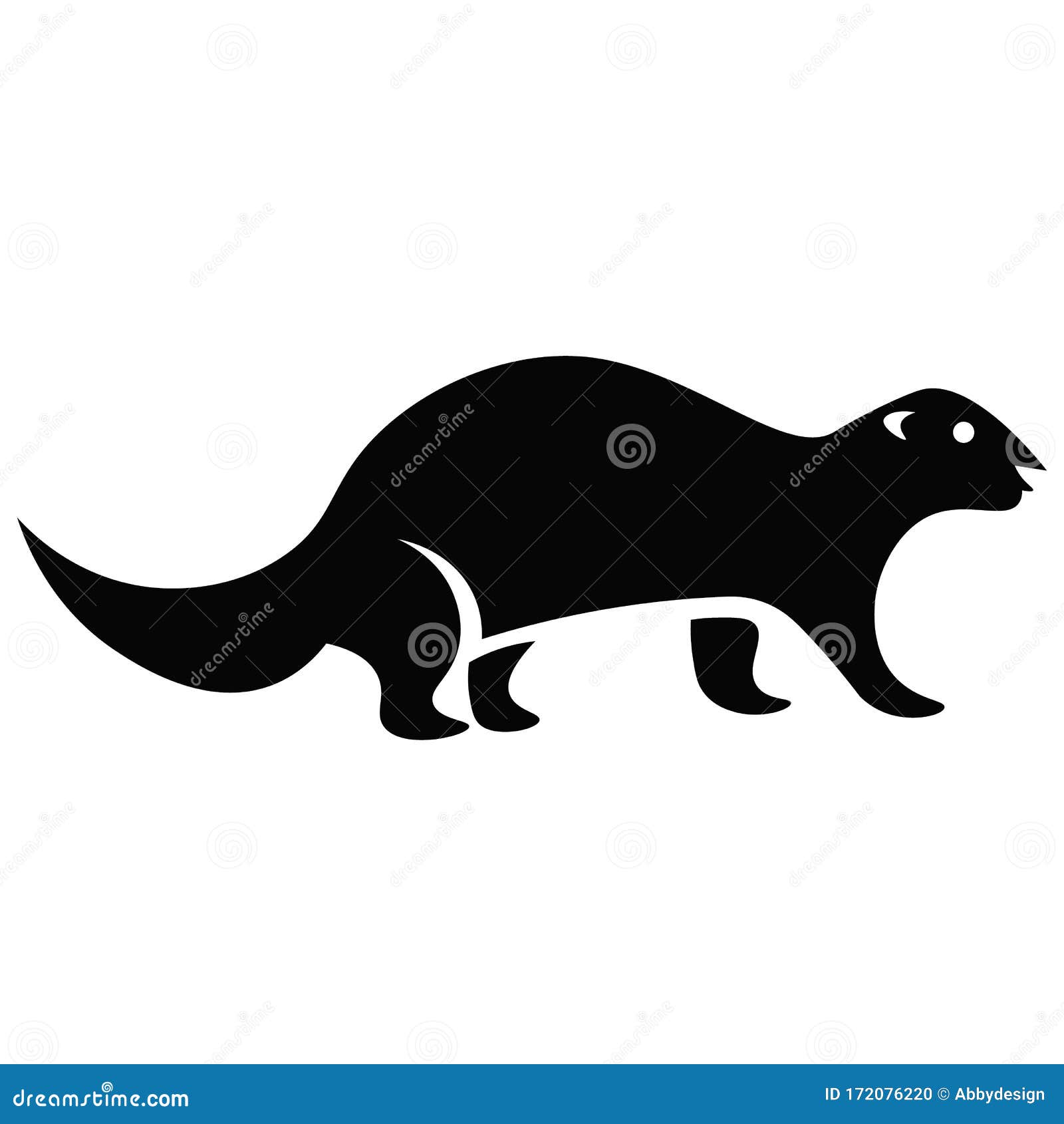 Otter Icon From Wild Animals Collection. Simple Line Otter Icon For ...
