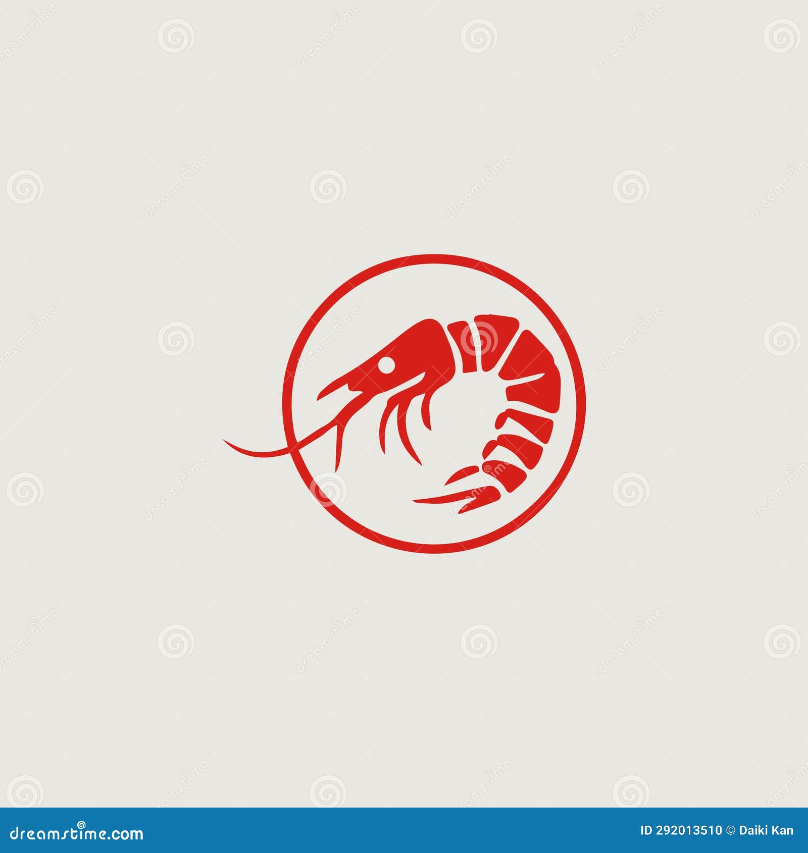 Shrimp logo vector image stock vector. Illustration of animal - 292013510