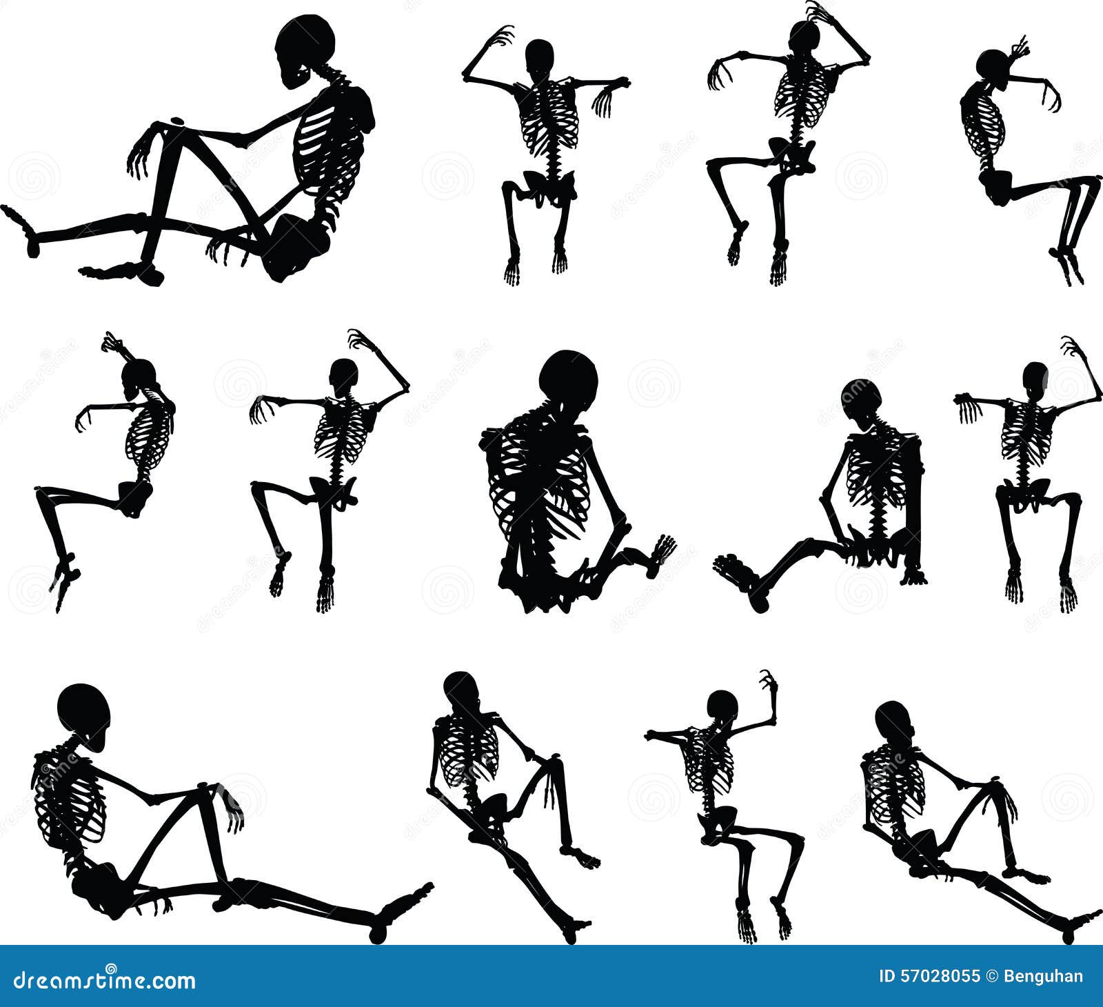 Skeleton Without Rib Cage Stock Image | CartoonDealer.com #46887499