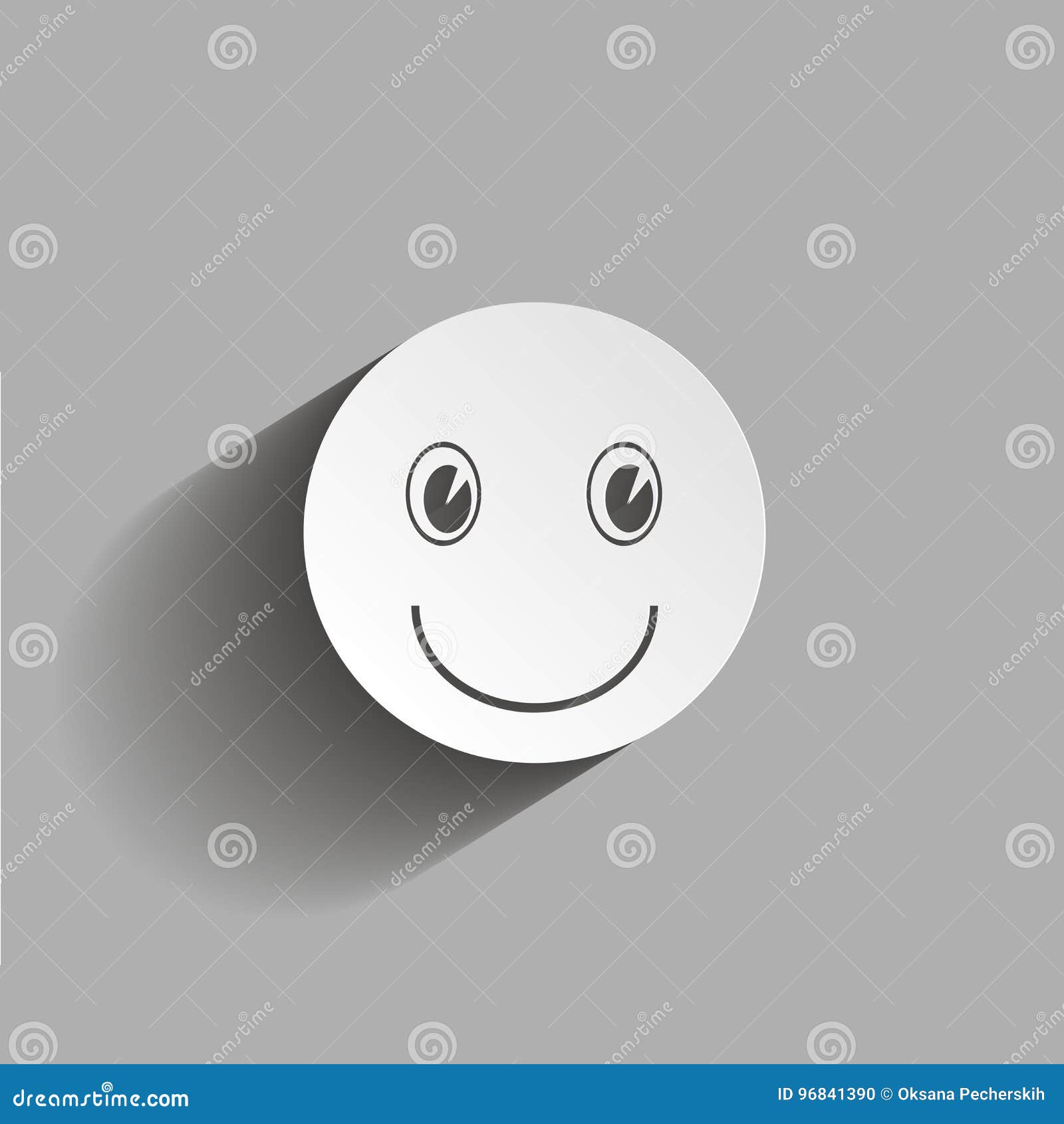 Vector Image Smiley, Smile. Vector Icon Stock Vector - Illustration of ...