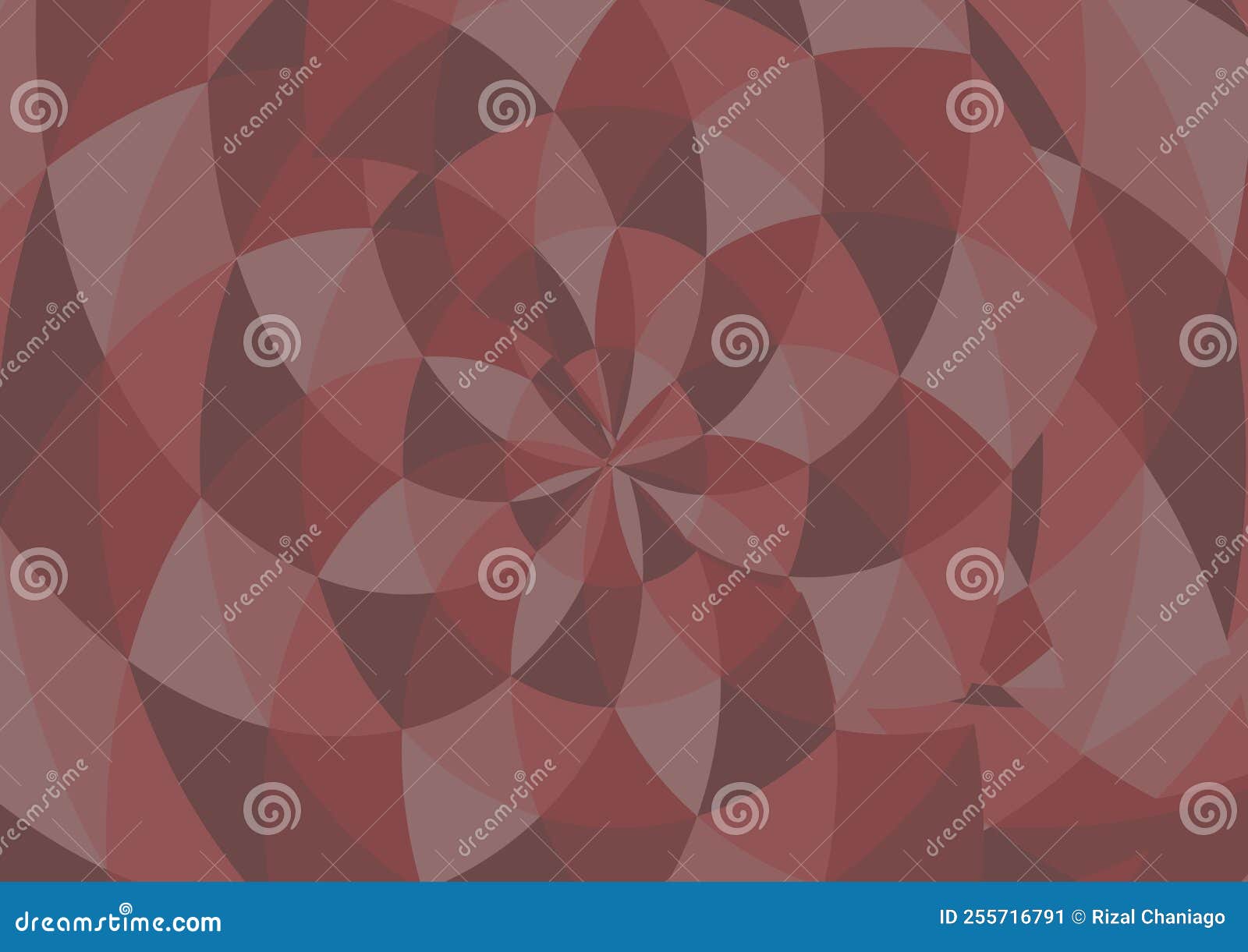 Vector Image. the Soft Red Color of the Diamond is in a Circle Pattern ...