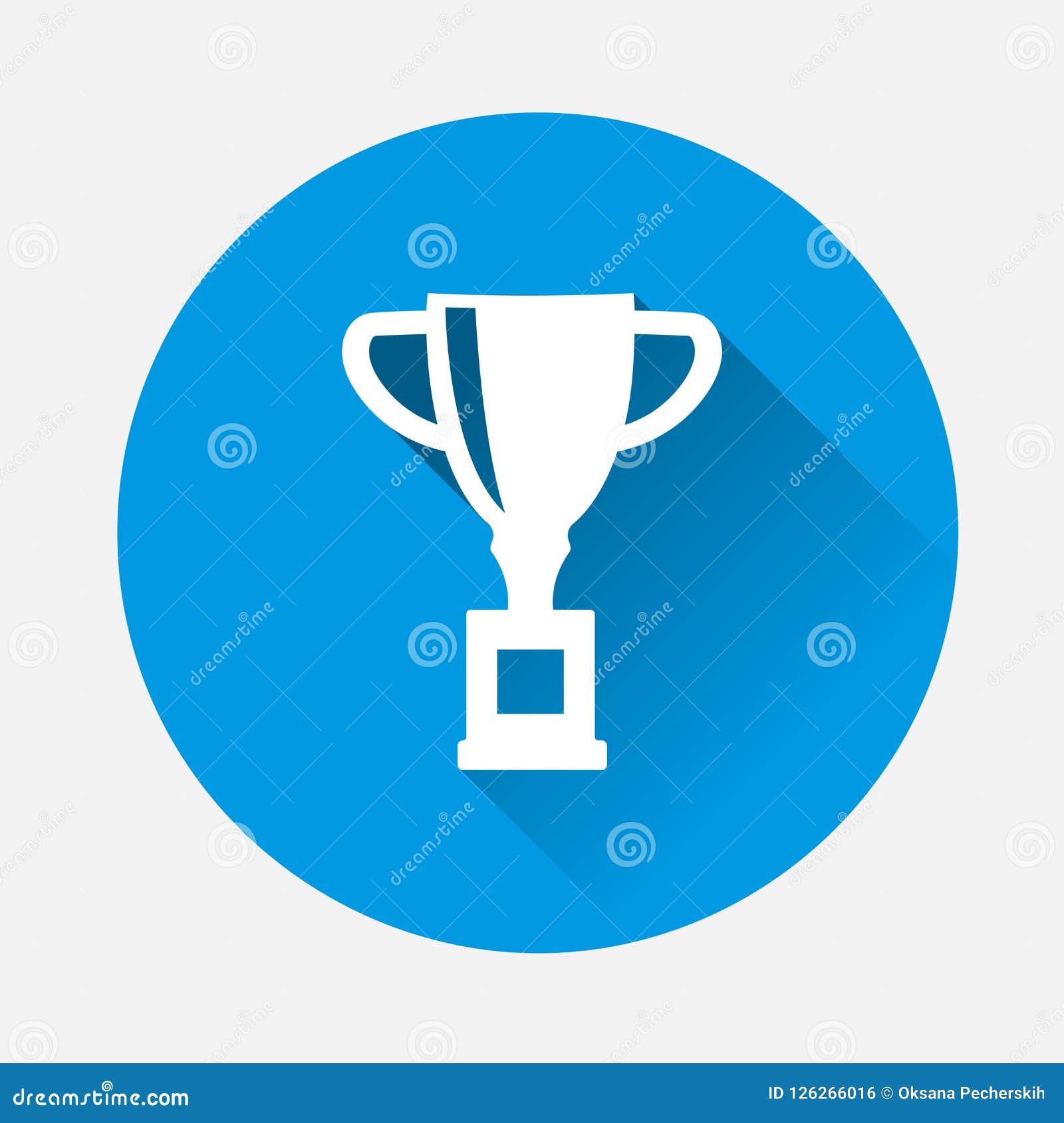Vector Image of a Trophy Cup. Cup - a Symbol of Winning, Encouraging ...