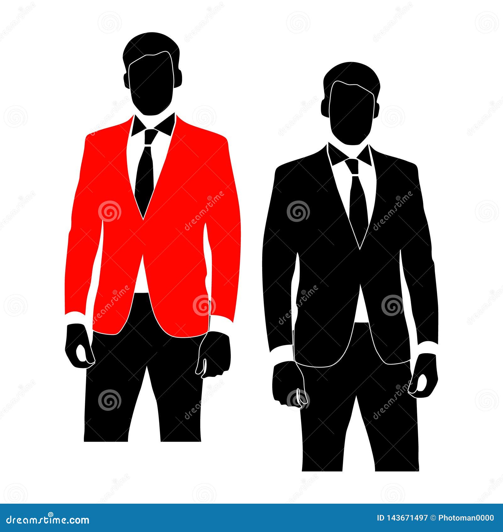 Vector Image of Unknown Man Shadow Silhouette Stock Vector ...