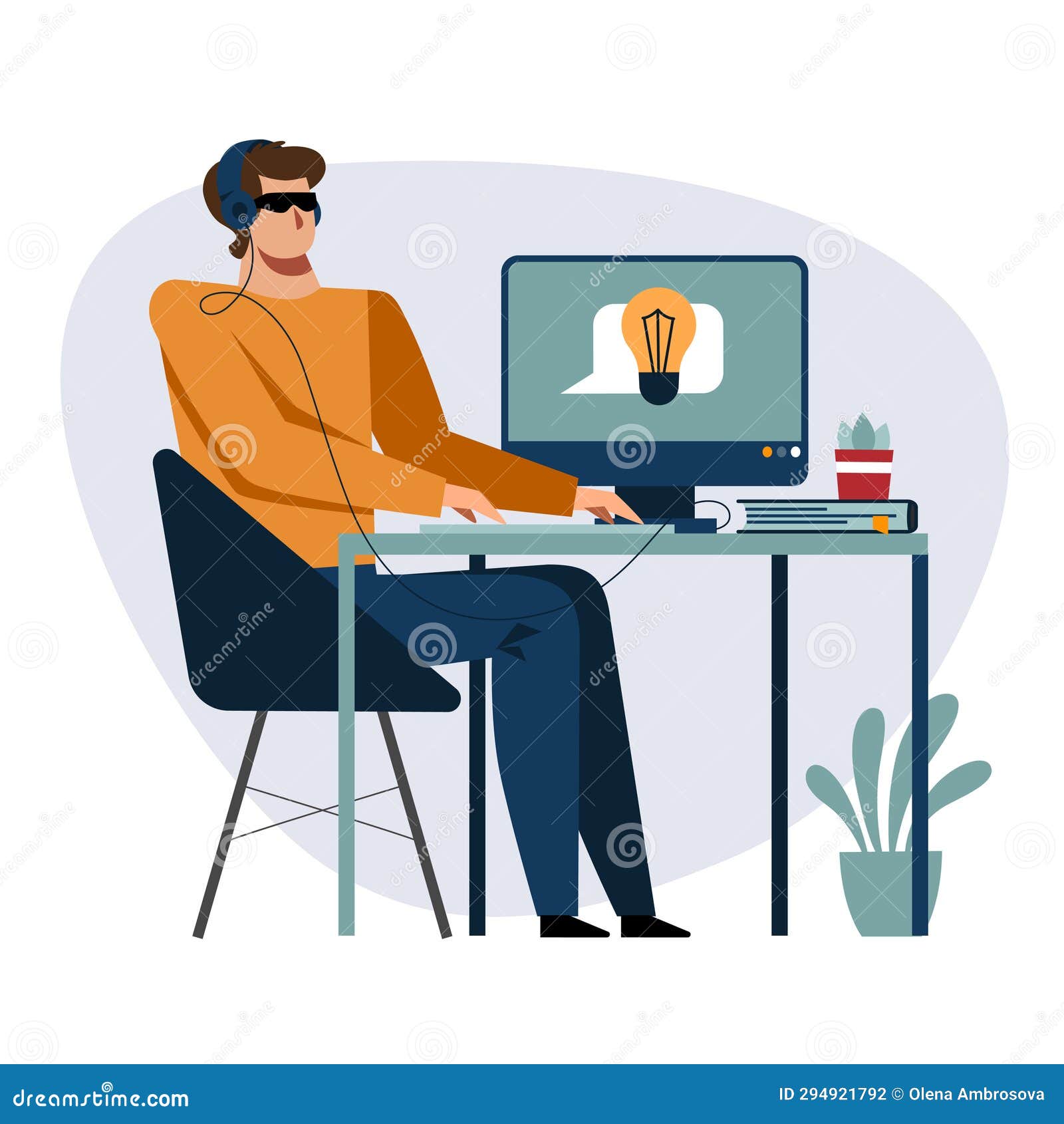 Visual Impaired Study Stock Illustrations – 13 Visual Impaired Study ...