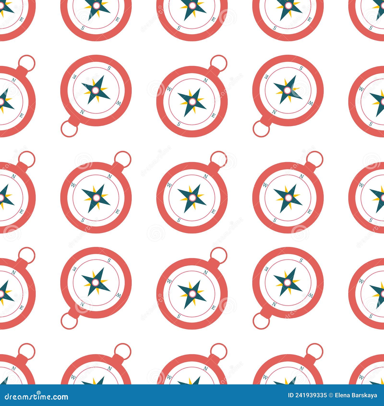 Compass Pattern for Use on a White Background Stock Vector ...