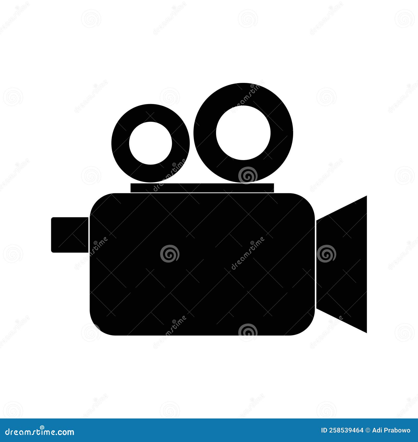 Vector Image of a Video Recording Camera, this Vector Can Be Used for ...