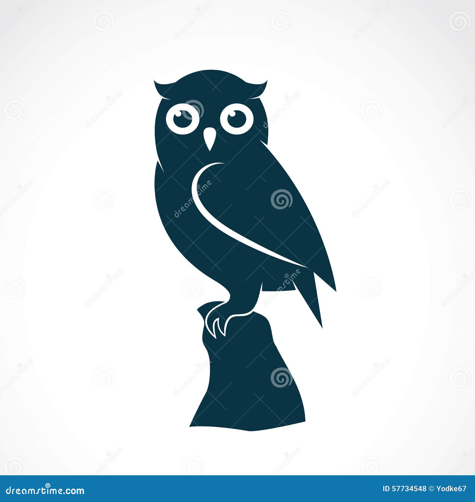 Vector a Imagem De Uma Coruja Ilustração do Vetor - Ilustração de arte ...