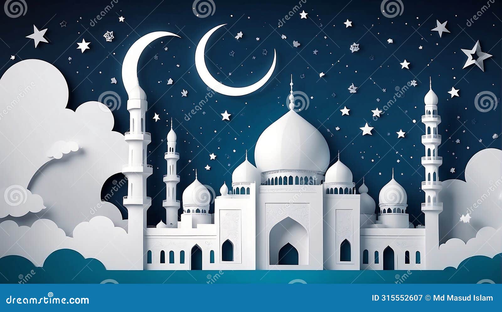Vector Images for Muharram Mosque Stock Illustration - Illustration of ...