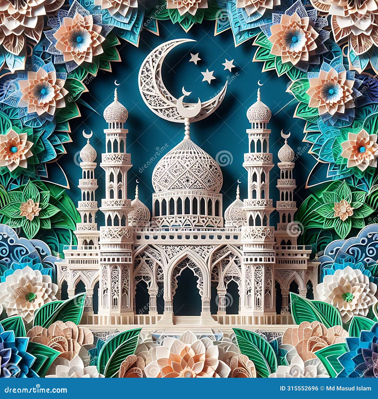 Vector Images for Muharram Mosque Stock Illustration - Illustration of ...