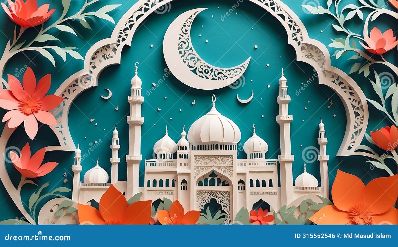 Vector Images for Muharram Mosque Stock Illustration - Illustration of ...