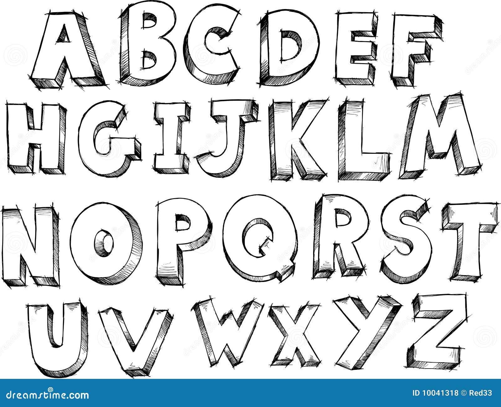Vector Incompleto Del Alfabeto Ilustración del Vector - Ilustración de ...