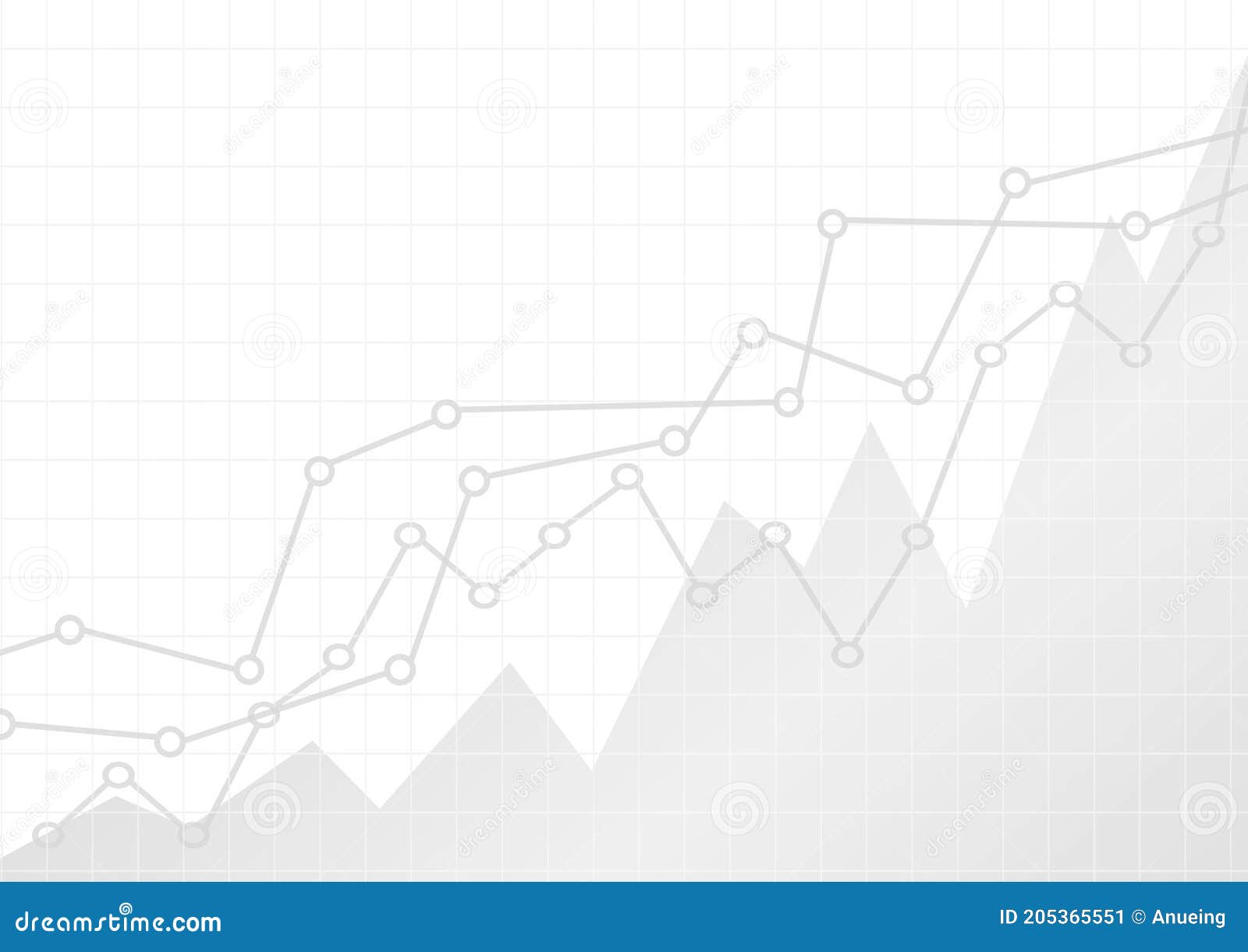 Vector : Increase Gray Business Graphs on White Background Stock Vector ...