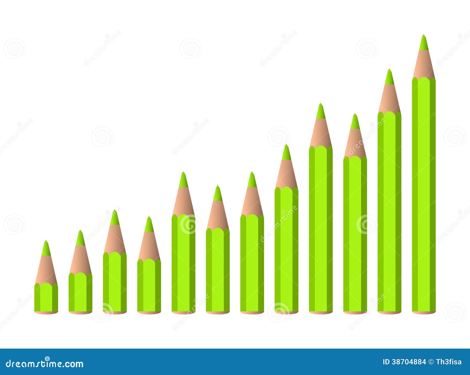 Vector increasing chart stock illustration. Illustration of growth ...