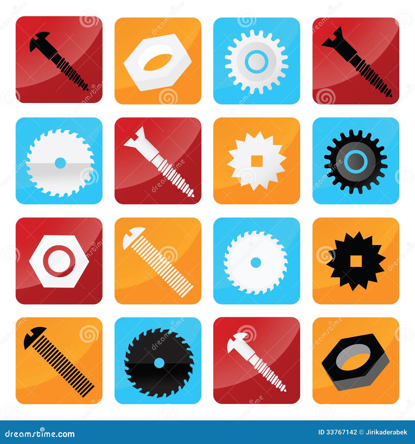 Vector Industrial Design Element, Cog Wheel With A Coronet And Black ...