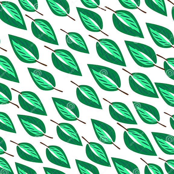 Vector Infinite Pattern with Leaves Editorial Photography ...
