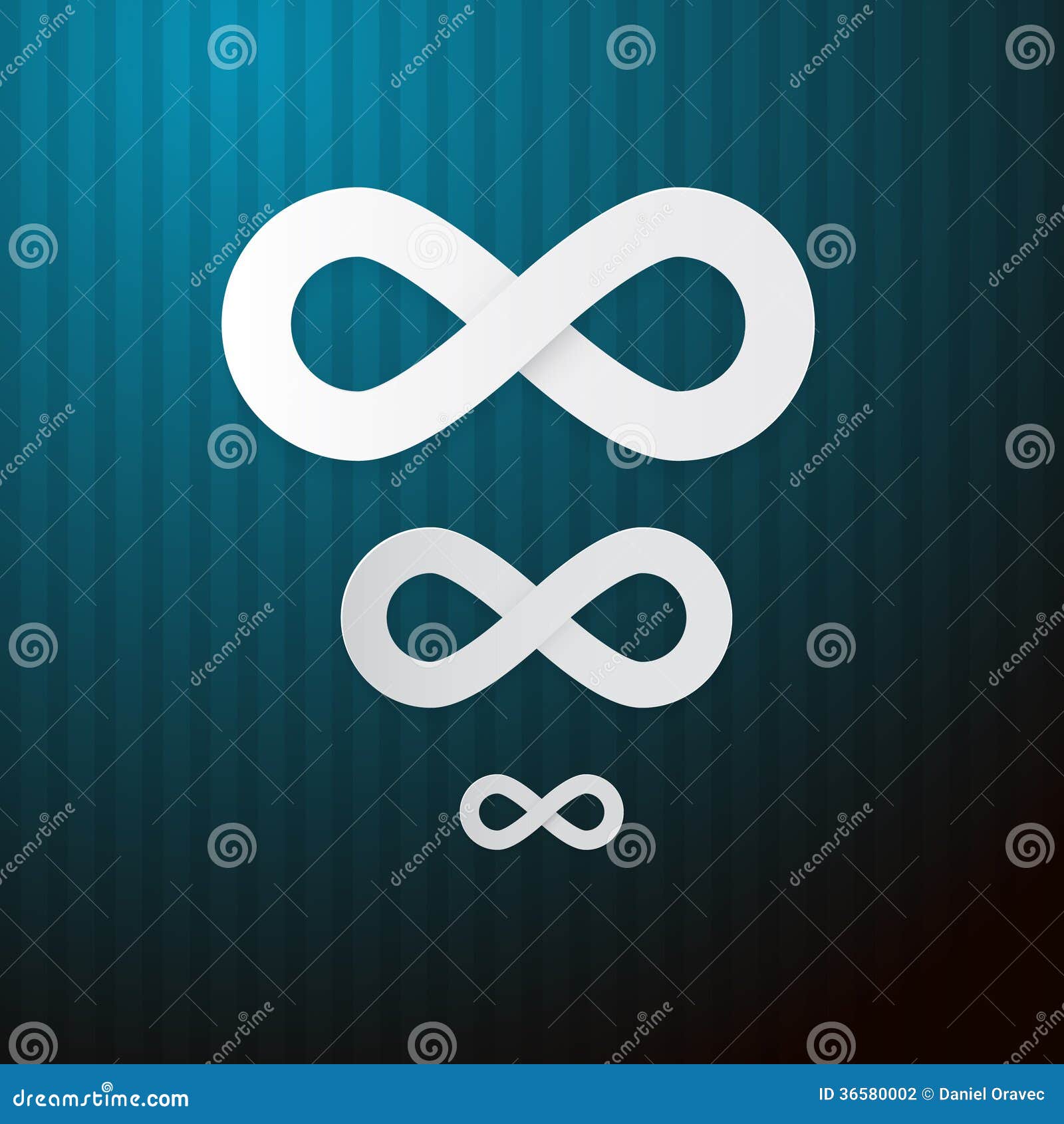 Vector Infinity Symbol stock vector. Illustration of eternity - 36580002