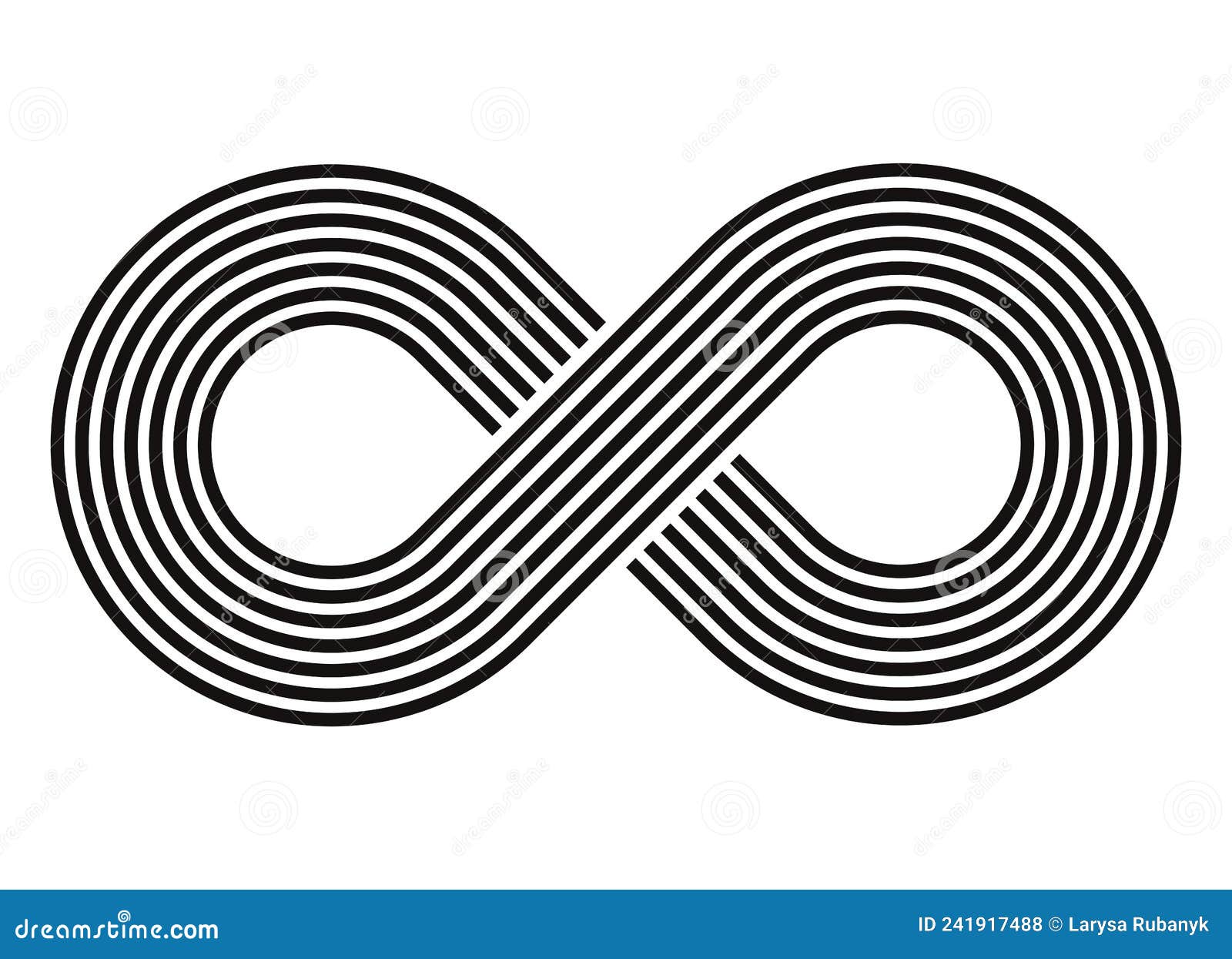 Vector Infinity Symbol for Covers, Wall Decor, Stickers, Packaging ...