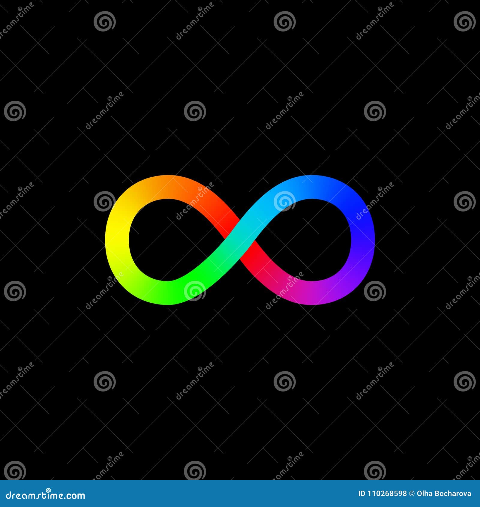 Vector Infinity Symbol Icon. Logo Template. Loop Design Stock Vector ...