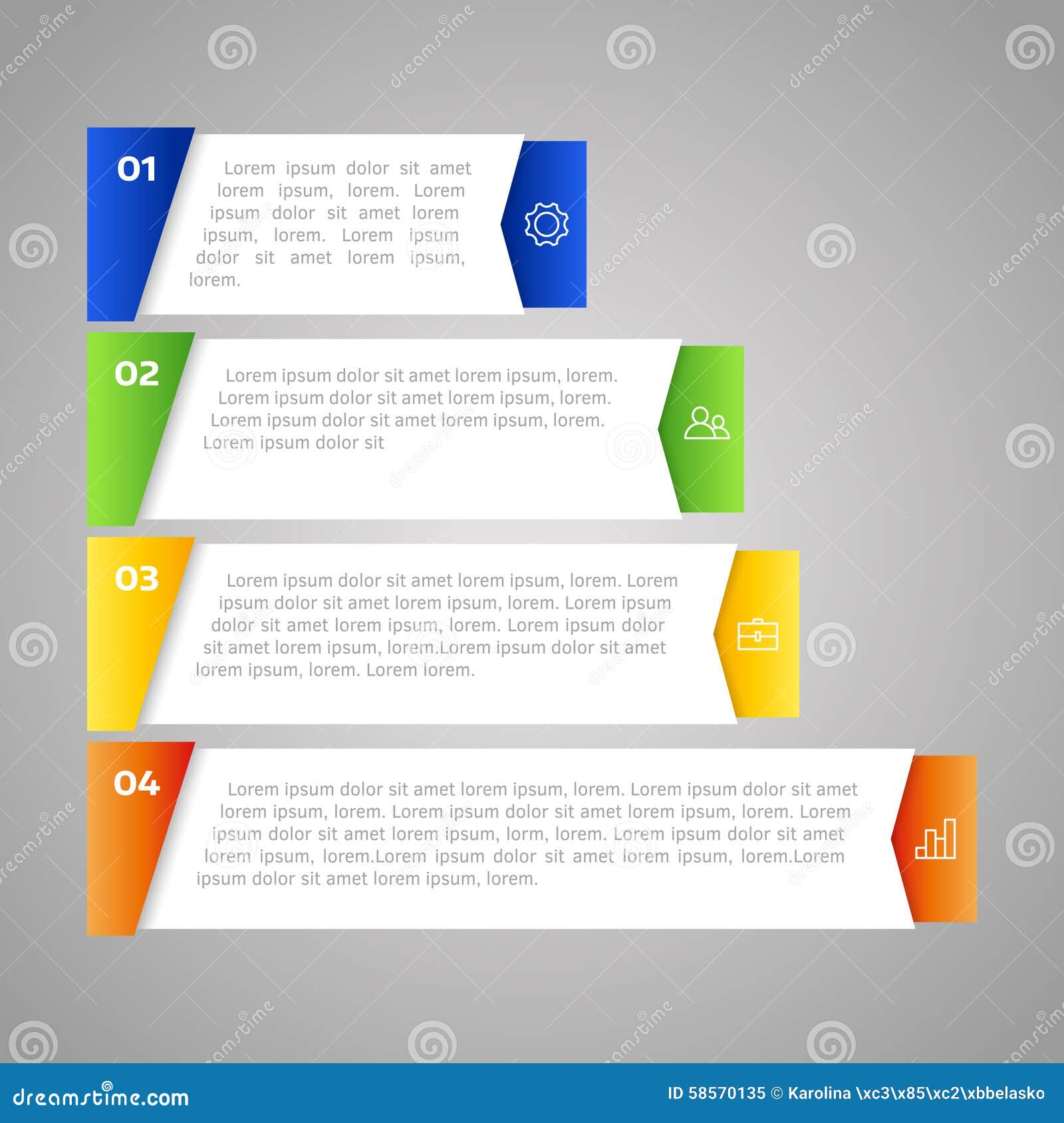 Vector Infographic Background Stock Vector - Illustration of bright ...