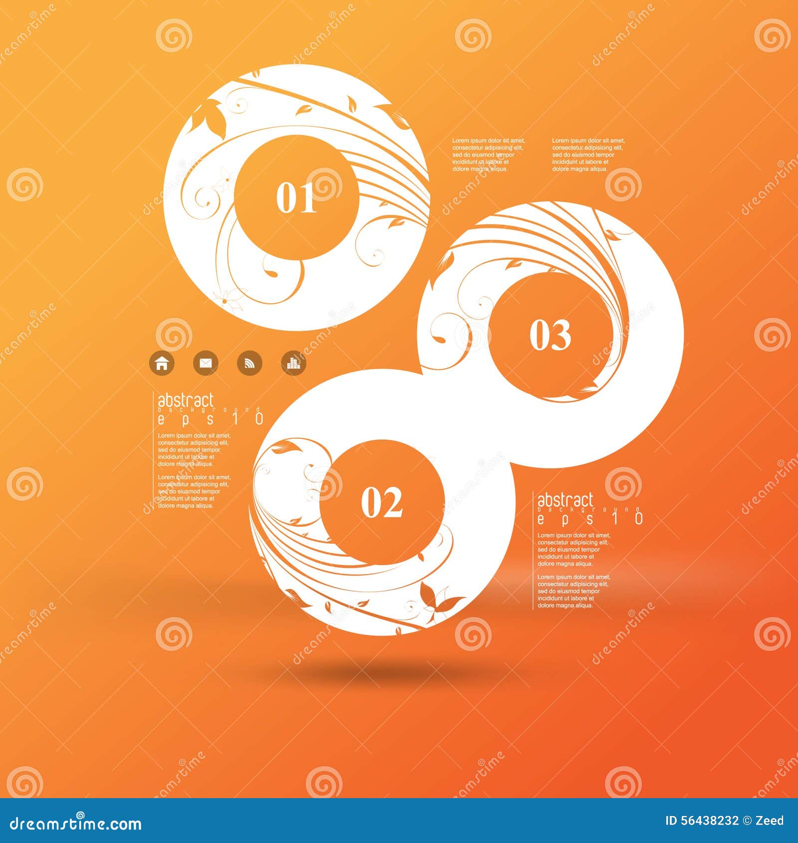 Vector Infographic Background Design Stock Vector - Illustration of ...