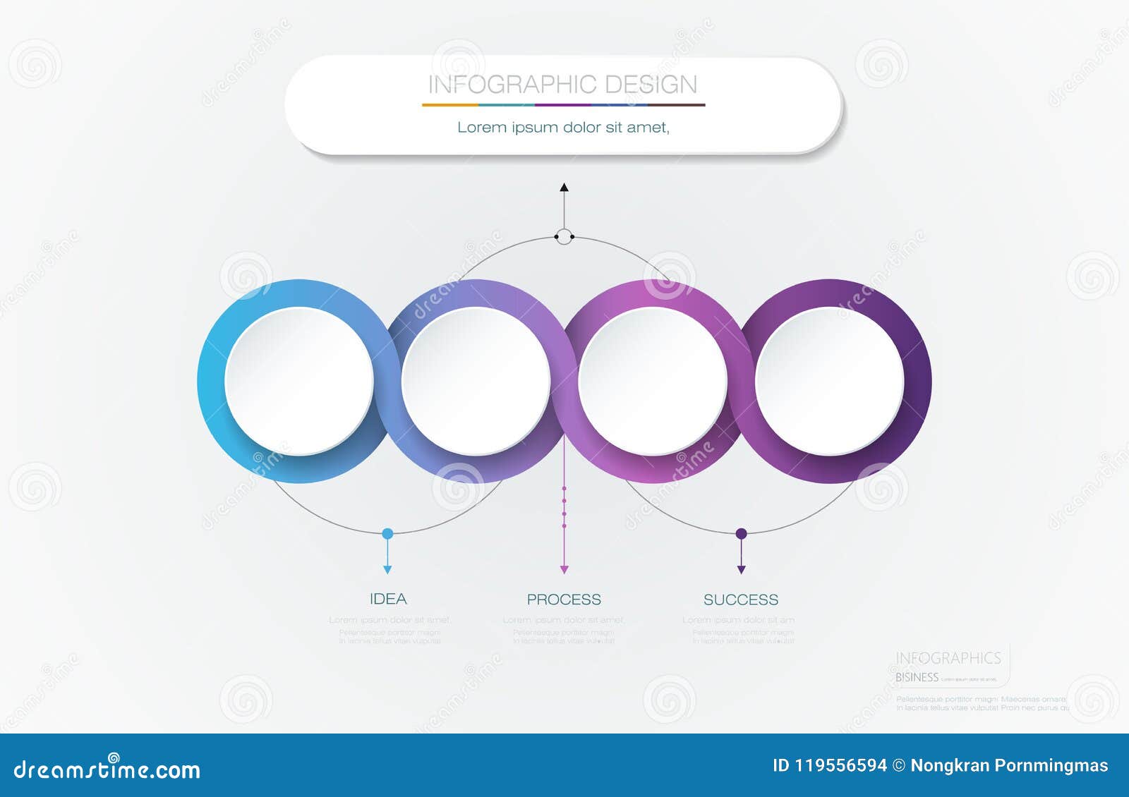Infographic Circle, Process Chart, Cycle Diagram With 7 Steps, Parts ...